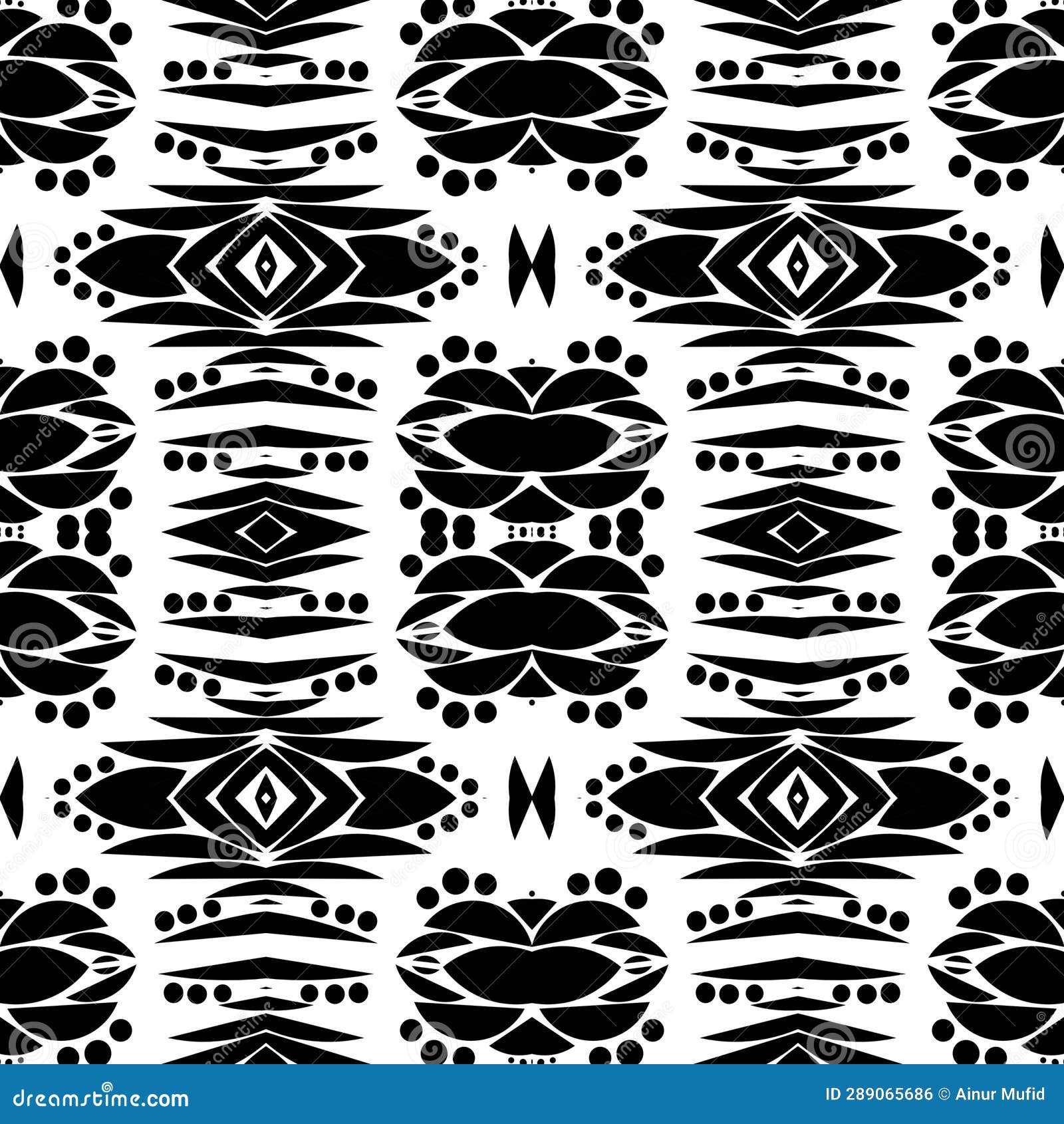 Dayak Borneo Colorful Pattern Background Vector Illustration ...