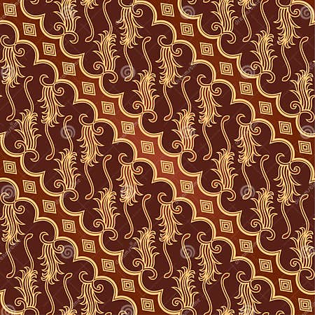 Seamless Batik Parang Barong Pattern Stock Vector - Illustration of ...