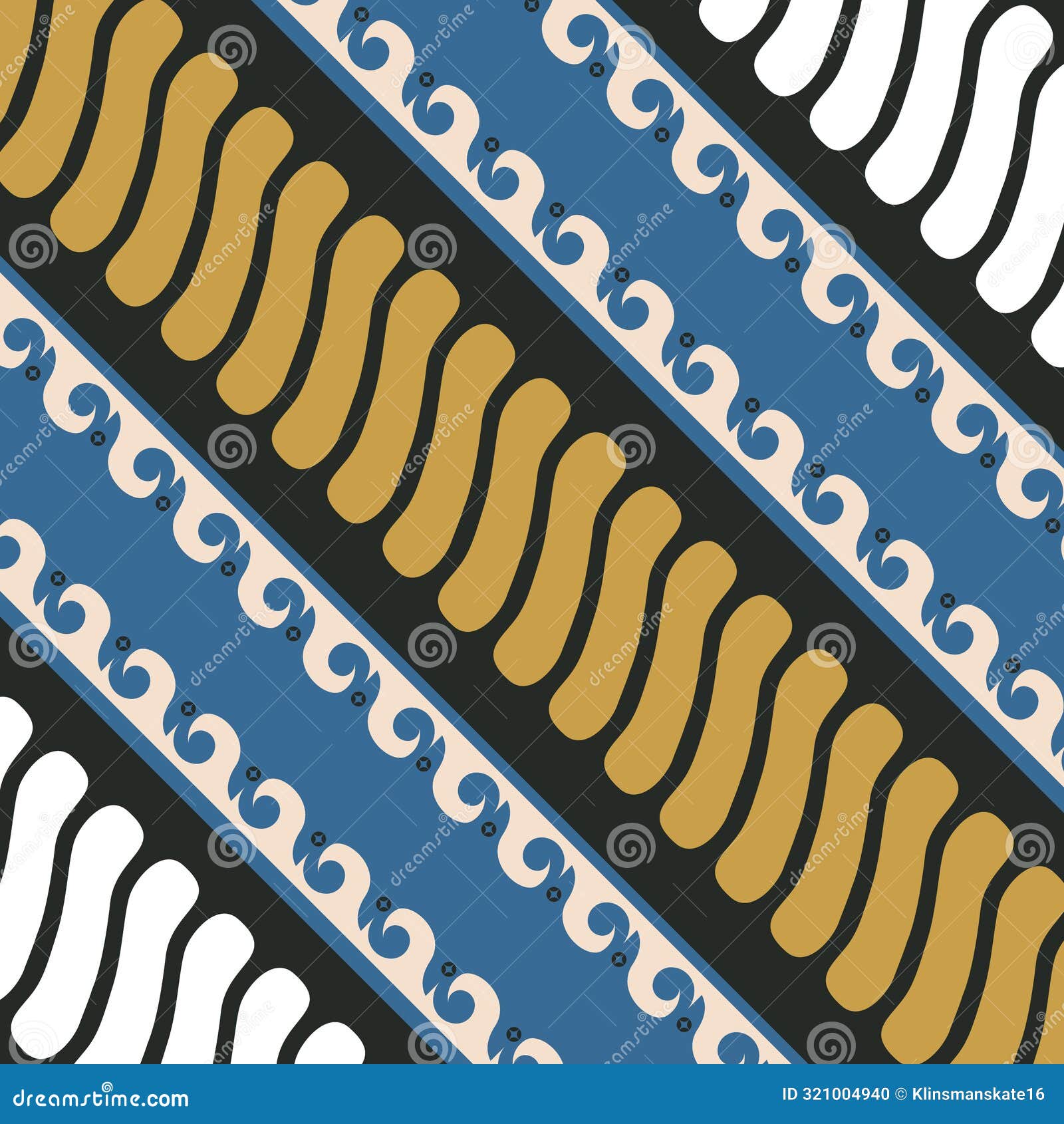 Seamless Batik Pattern Motif Indonesia Design Texture Stock Vector ...