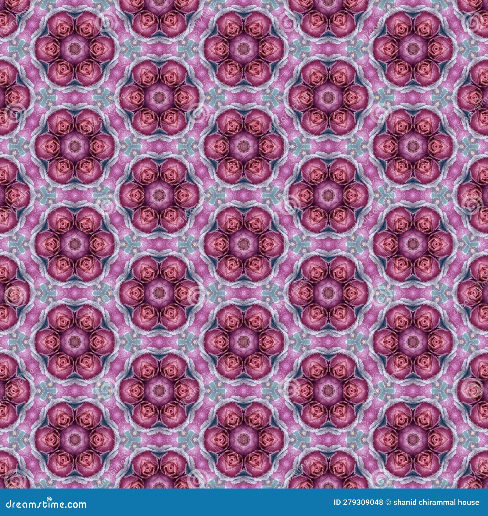 Seamless Multicoloured Creative Pattern Design Printable Model Stock ...