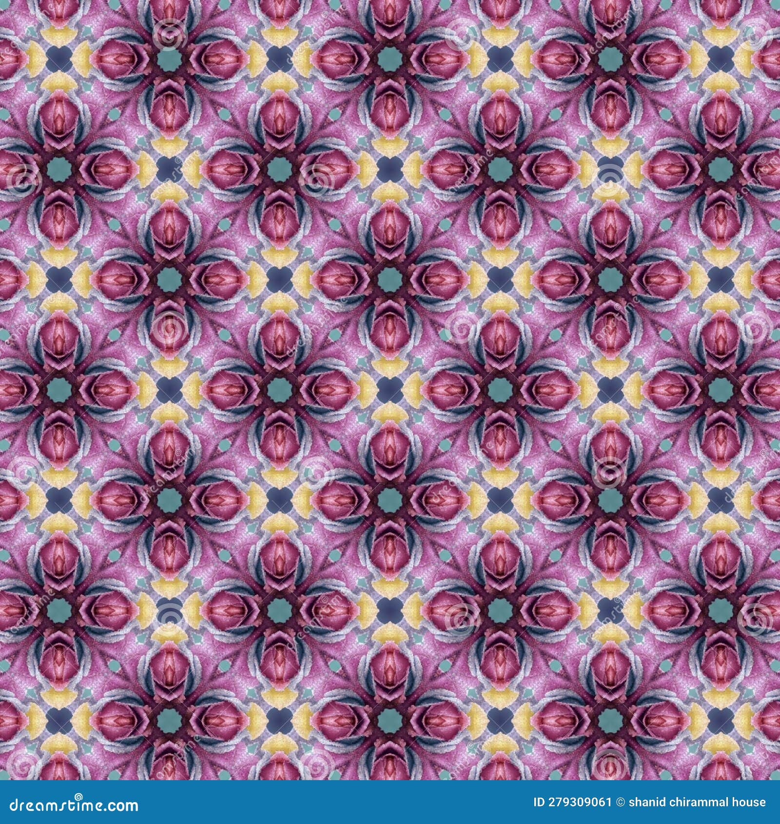 Seamless Multicoloured Creative Pattern Design Printable Model Royalty ...