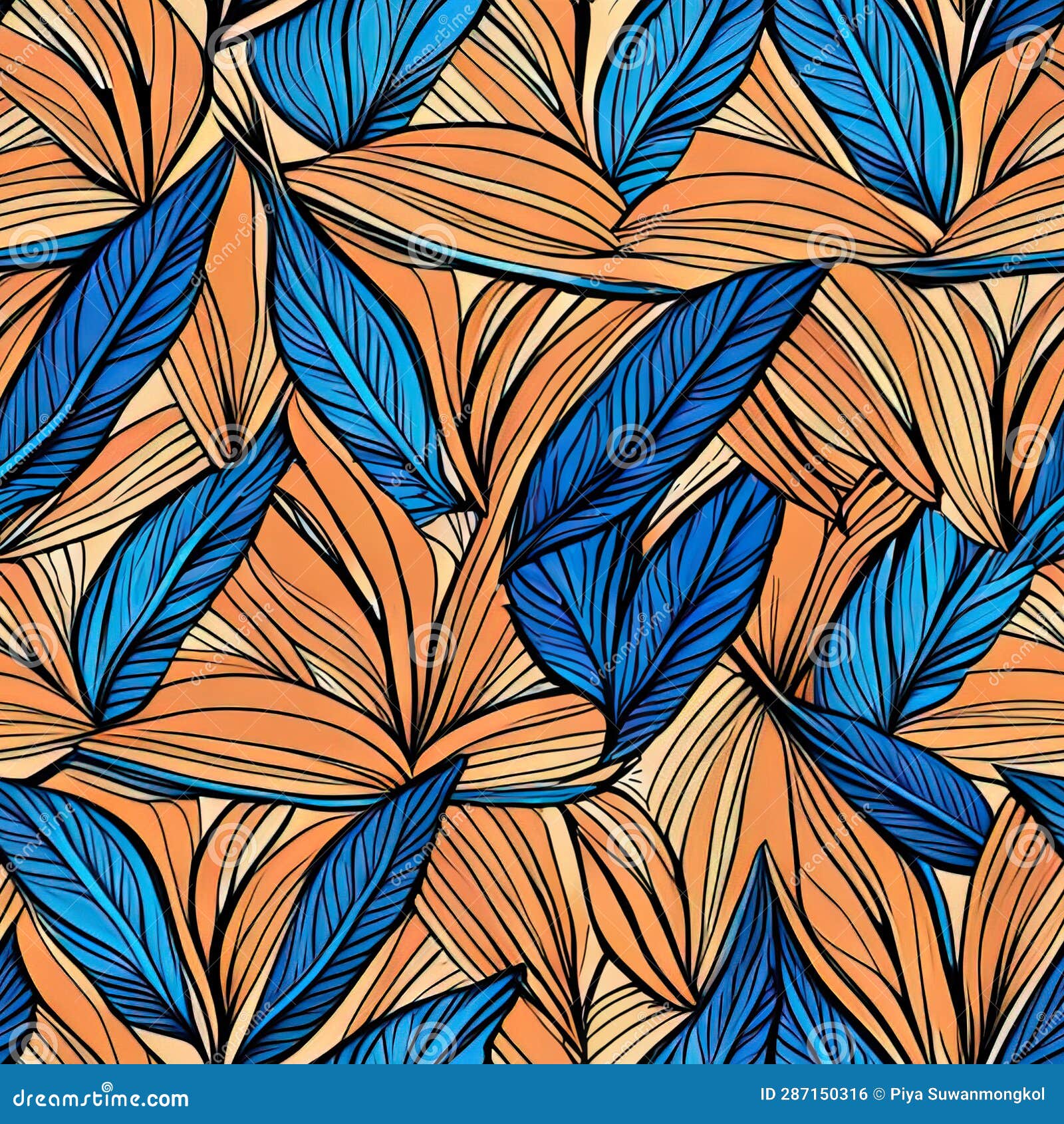 Seamless, Beautiful Design of Delicate Patterns in Multiple Colours ...