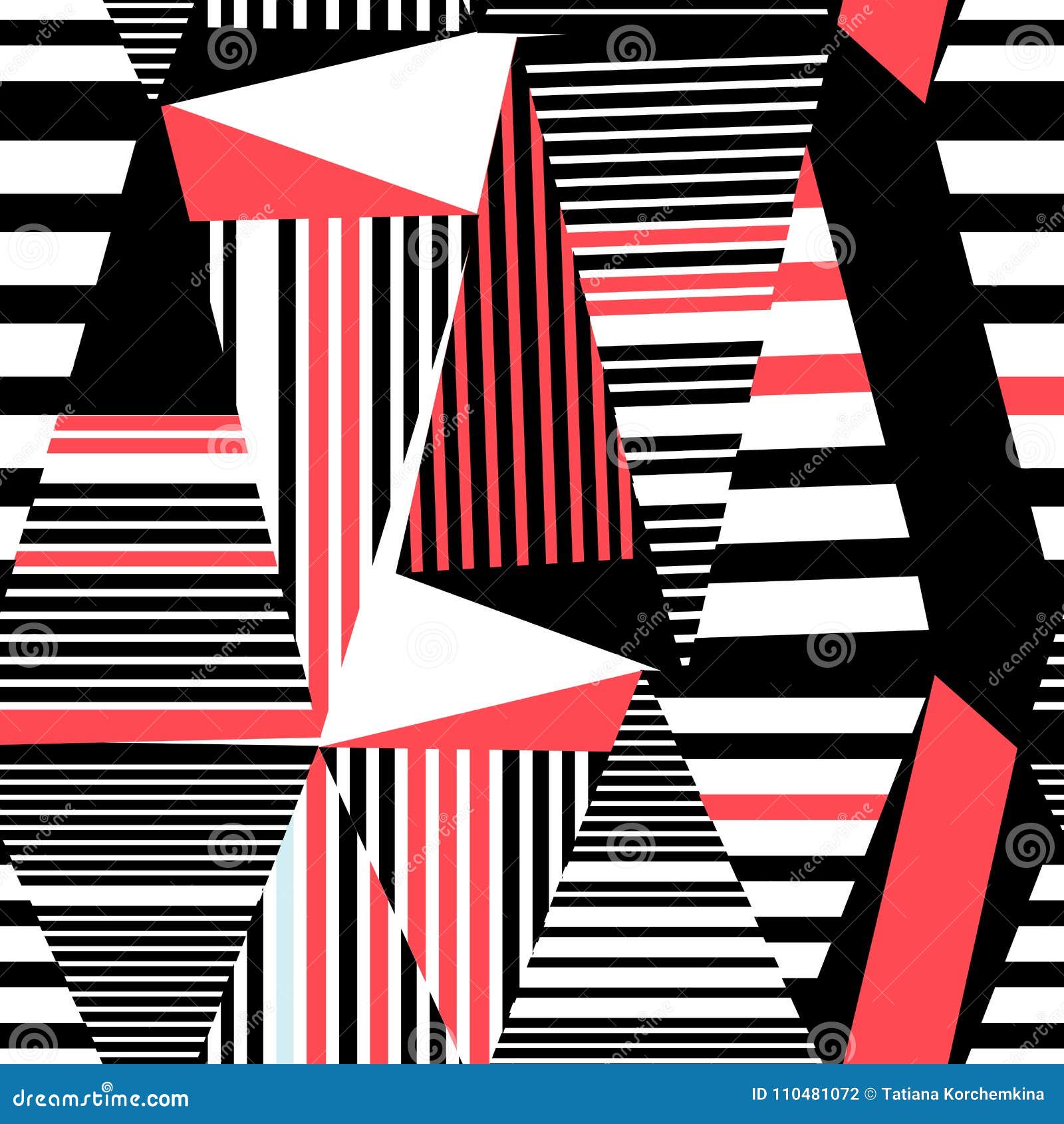 Seamless Beautiful Geometric Pattern Stock Vector - Illustration of ...