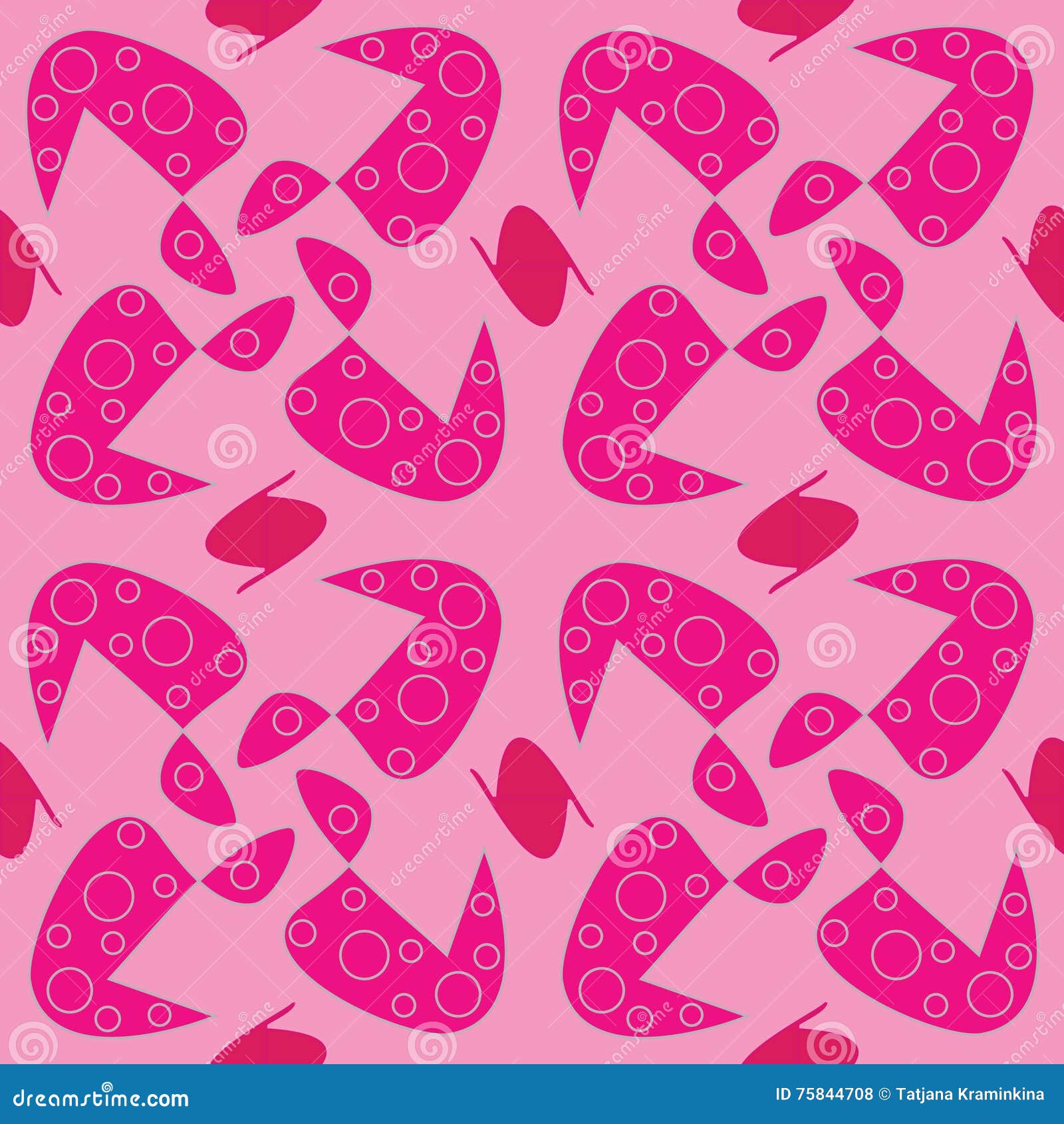 Seamless Beauty Pink Pattern. Stock Vector - Illustration of perfume ...