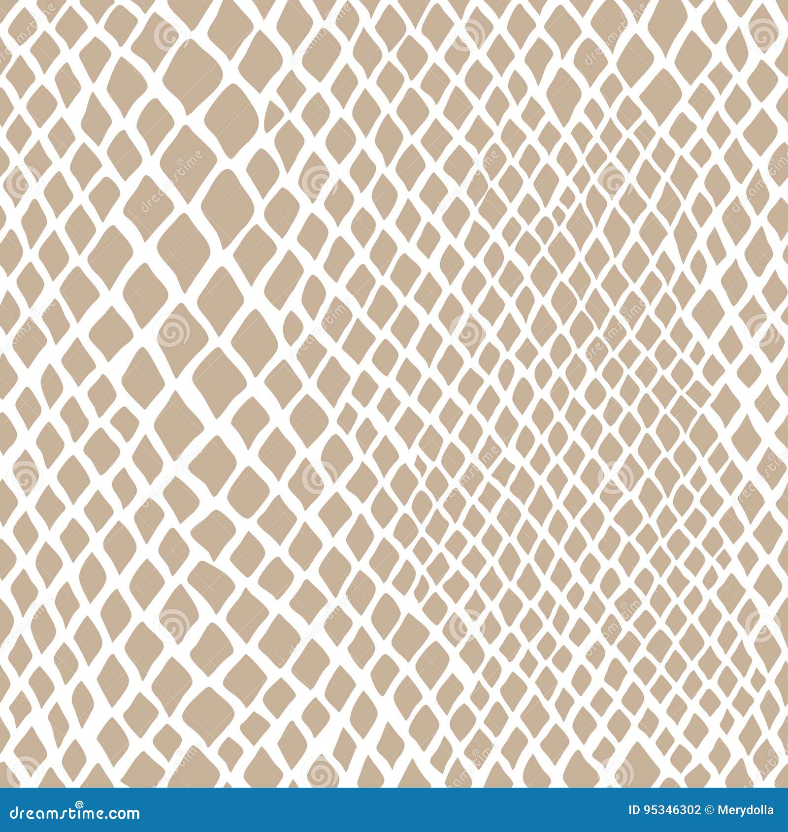 Seamless Beige Pattern of Snake Stock Illustration - Illustration of ...