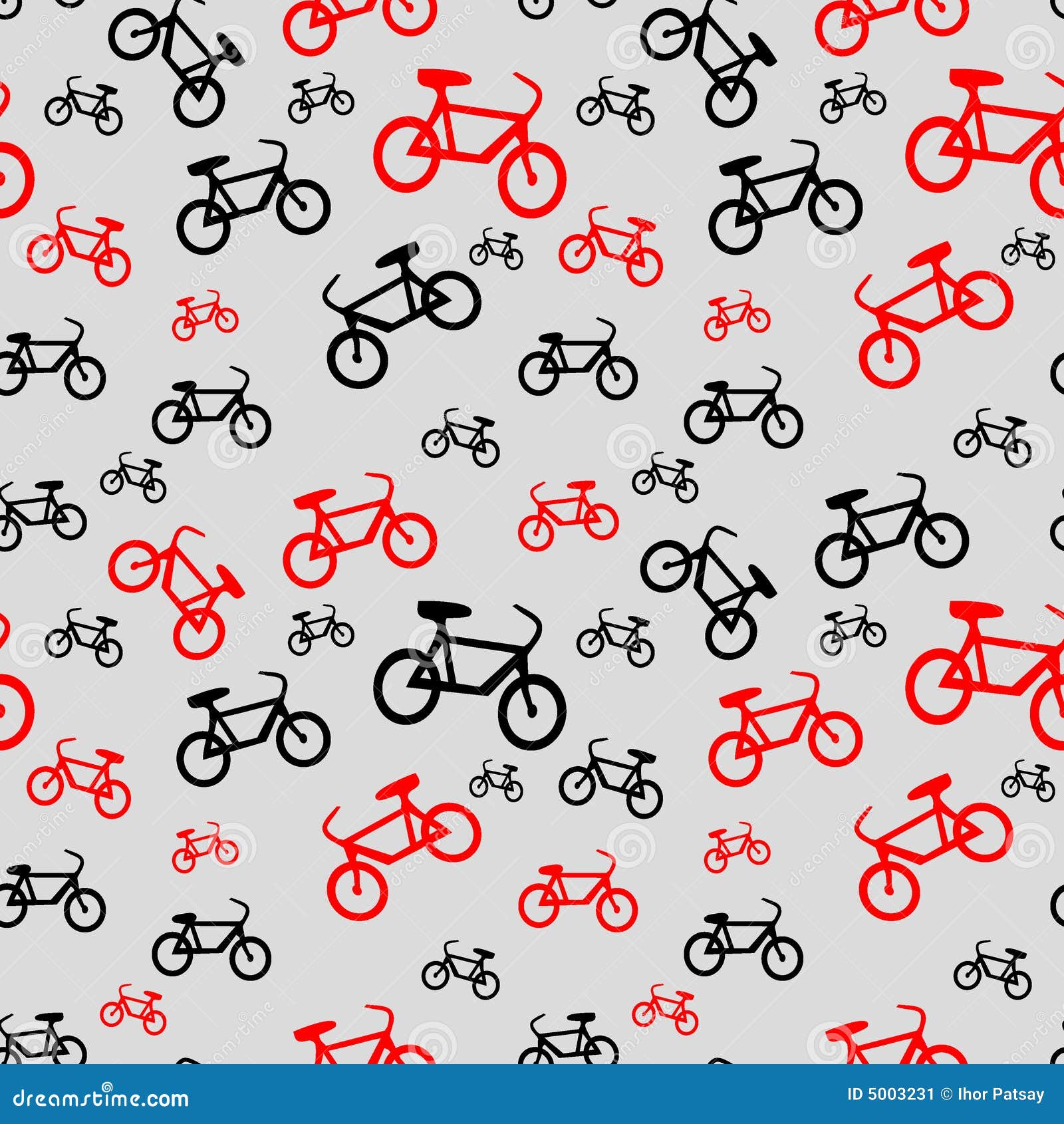Seamless bicycle pattern stock vector. Illustration of textile - 5003231