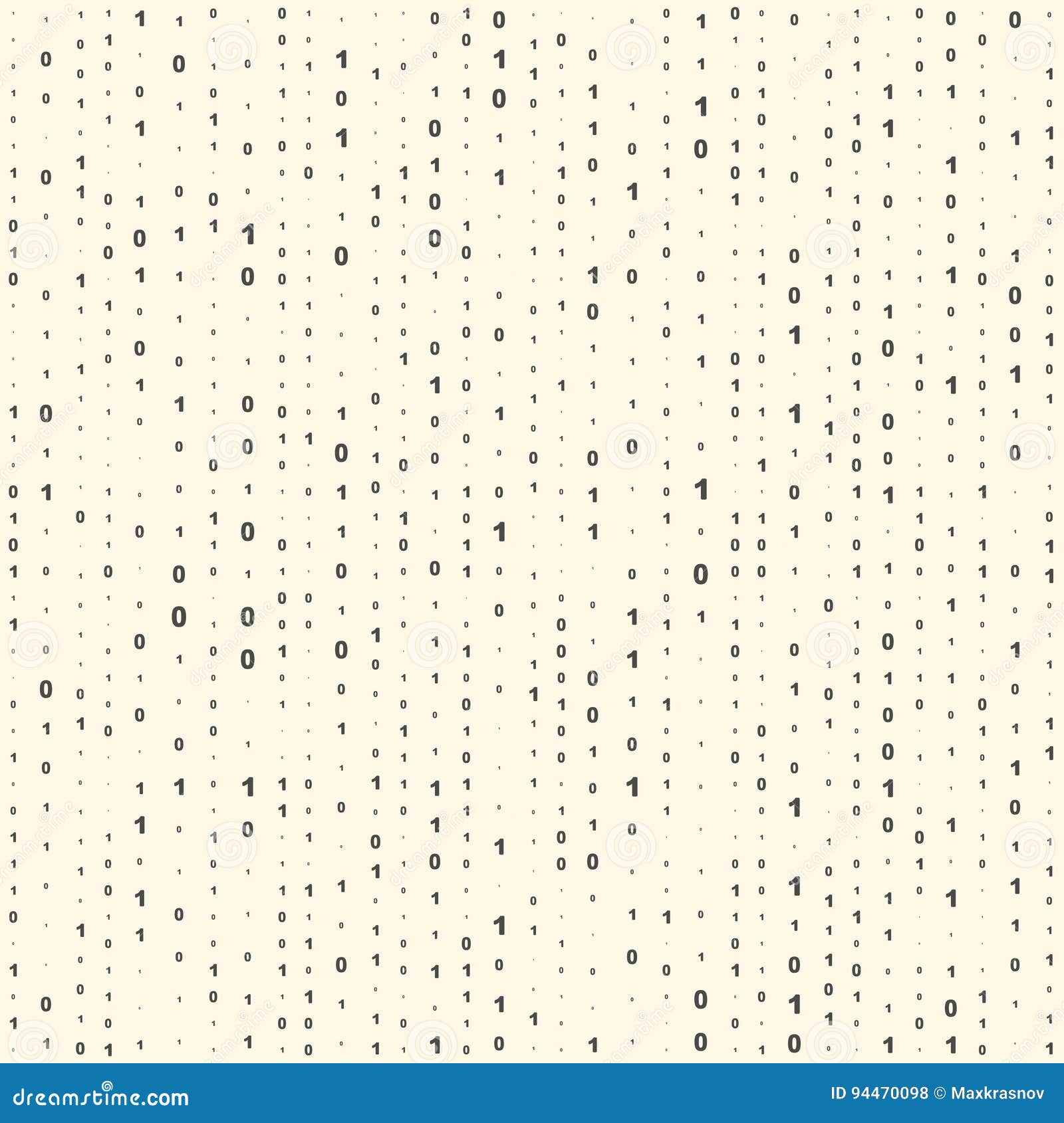 Seamless Binary Code Background Vector Numbers Texture Cartoondealer