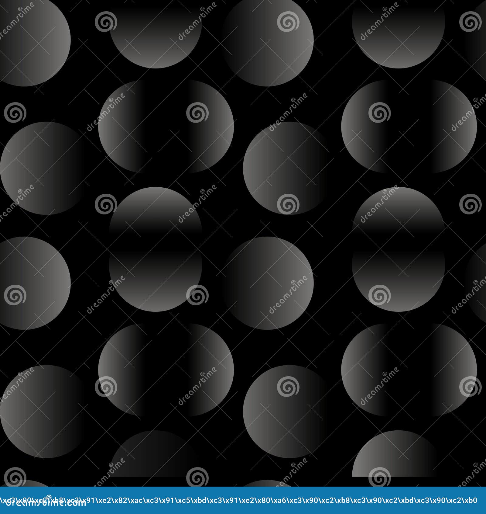 Seamless Black Abstract Pattern with Luxury Gradient Stock Illustration ...