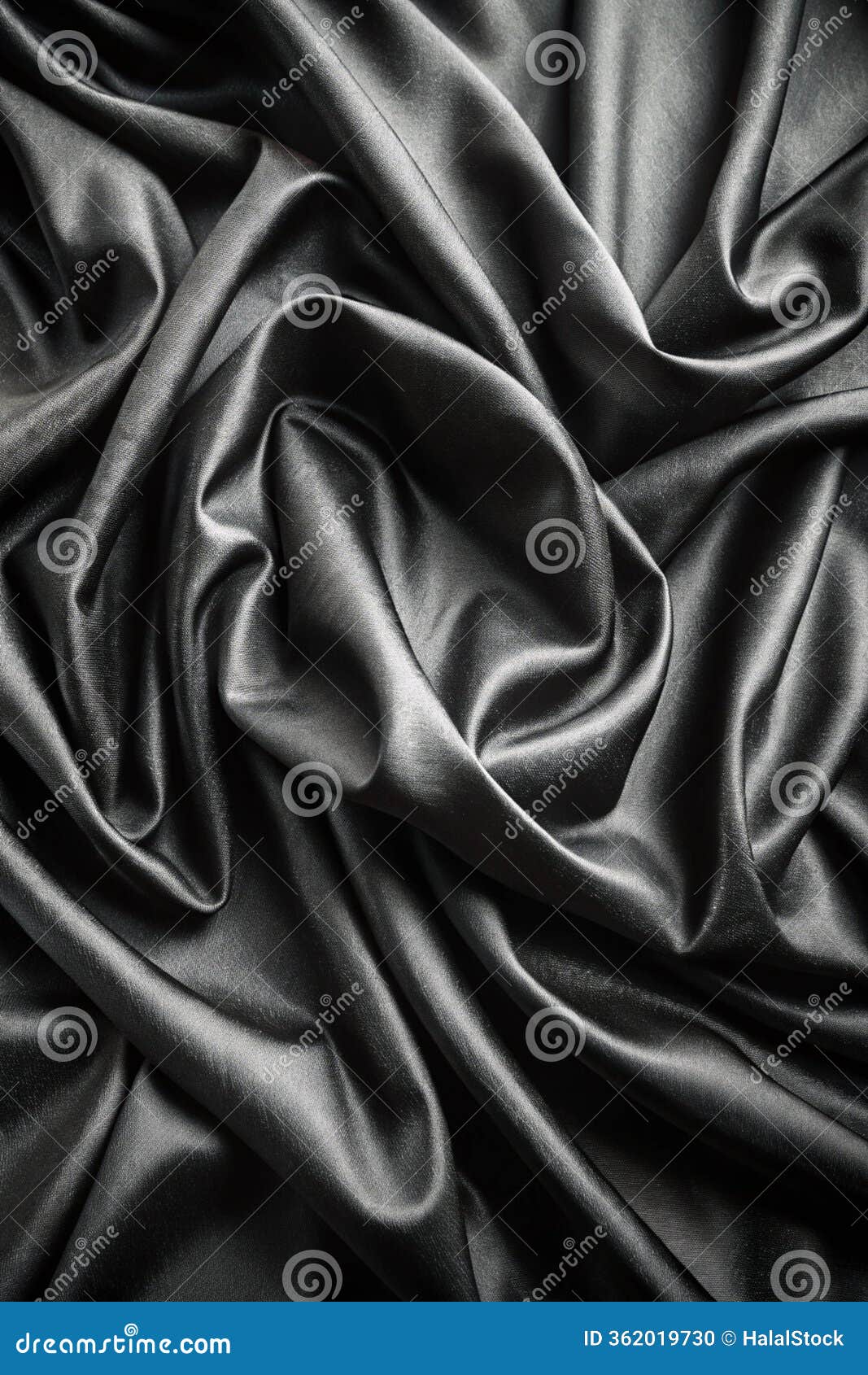 Black Crinkle Fabric Texture Seamless Loop Royalty-Free Stock ...