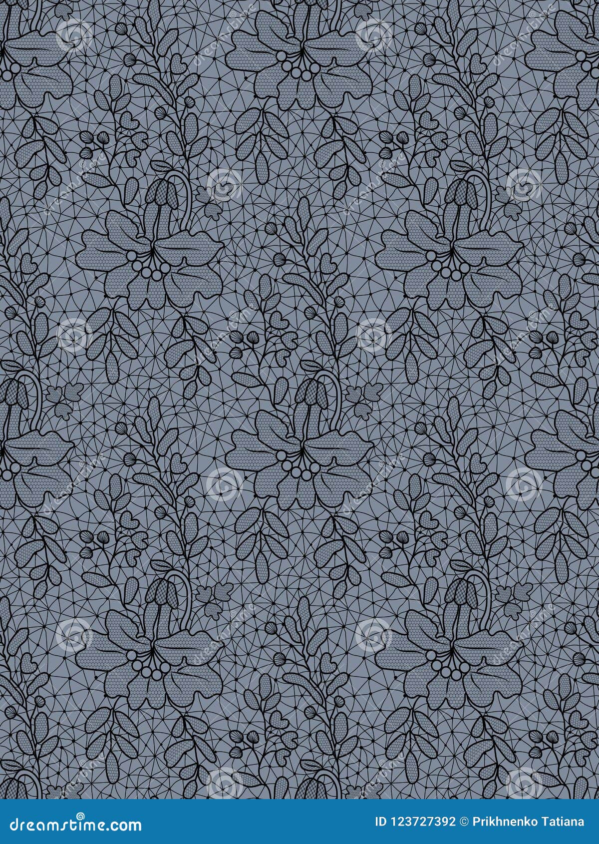 Floral lace pattern stock vector. Illustration of western - 123727392