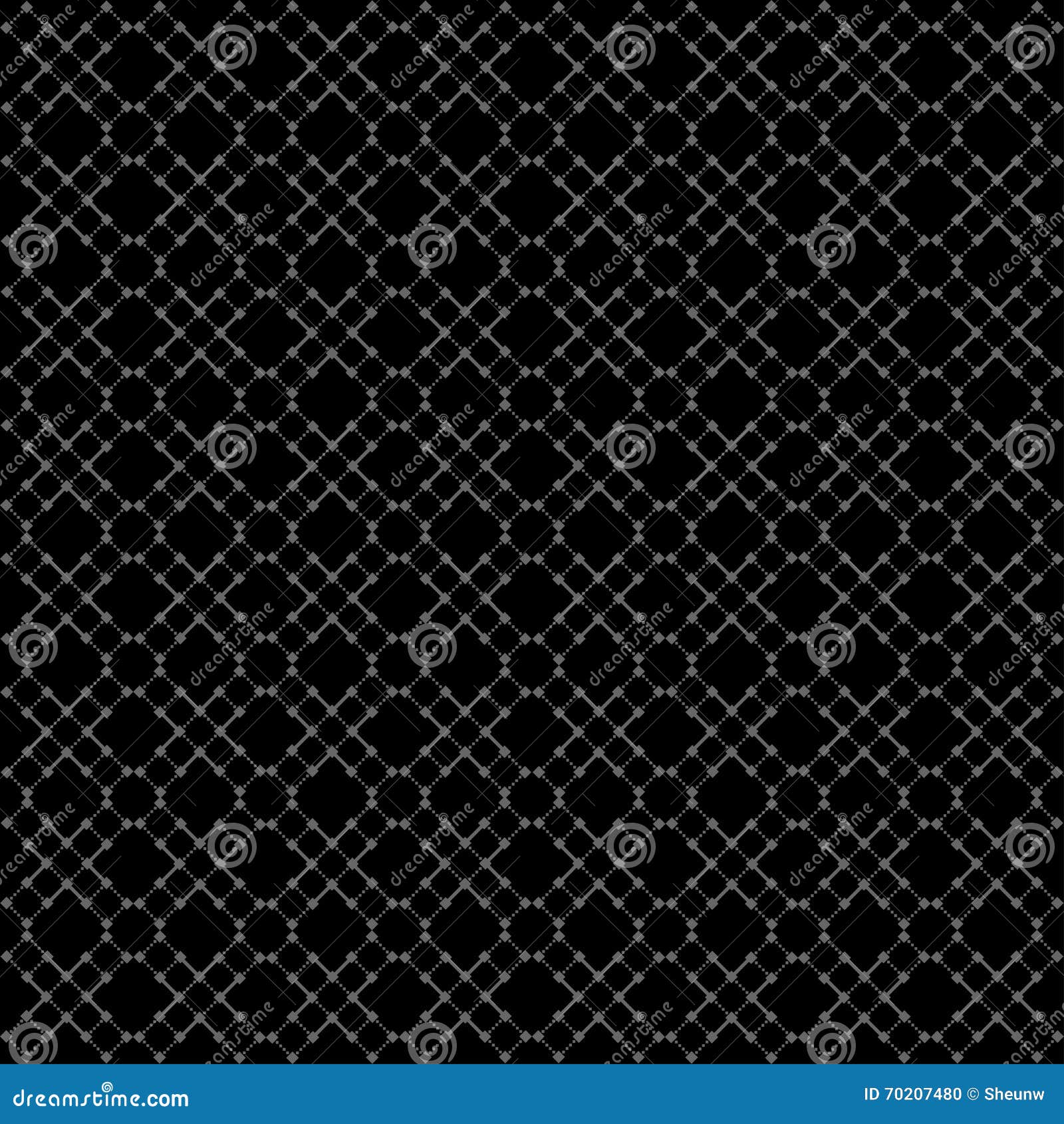 Seamless Black Geometric Pattern. Stock Vector - Illustration of dark ...