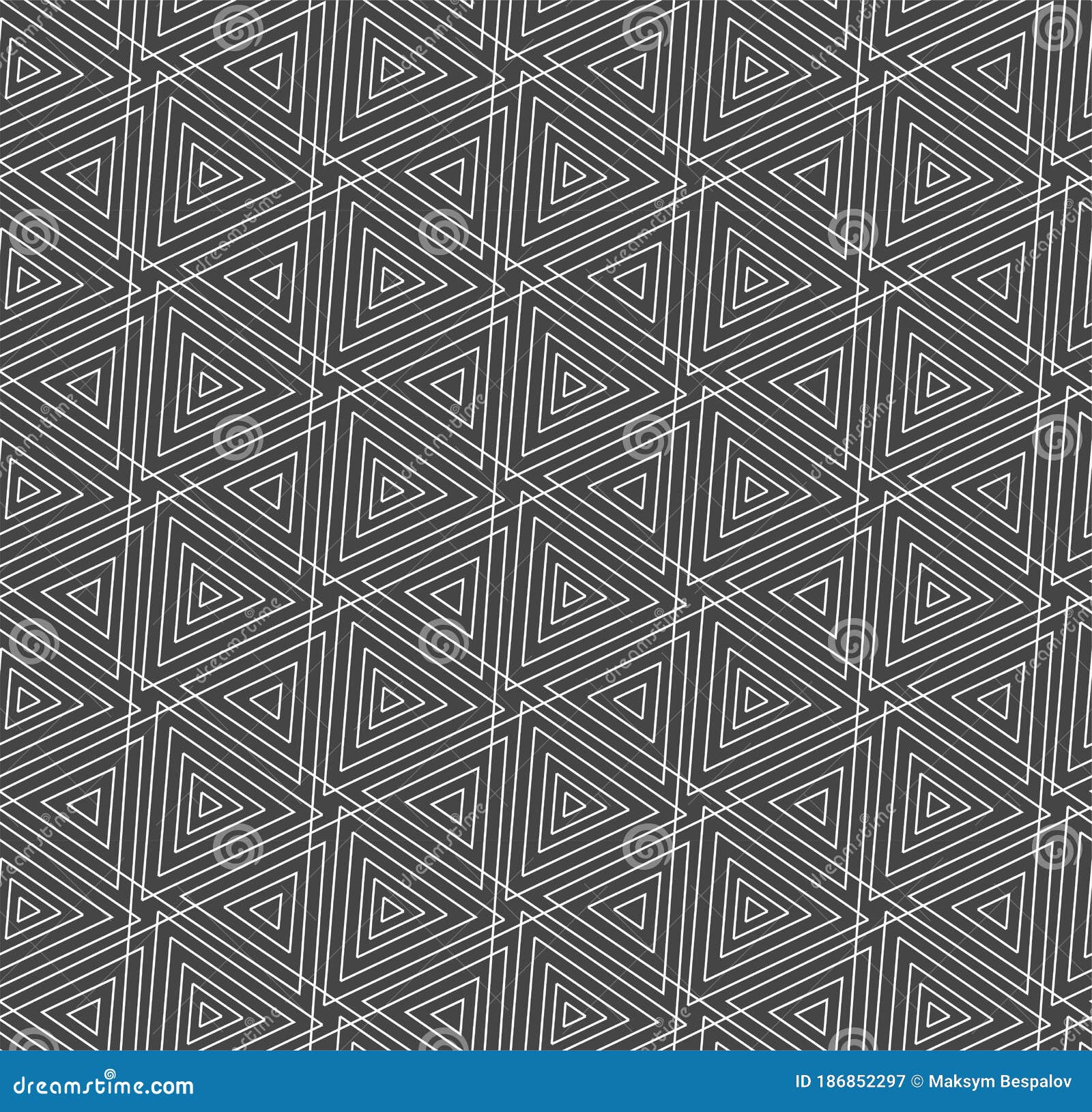 Repetitive White Vector Geo Repeat Texture. Seamless Linear Graphic ...