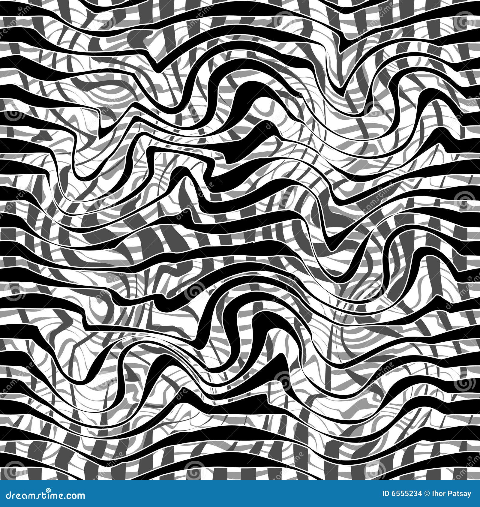Seamless Black Line Pattern Stock Images - Image: 6555234
