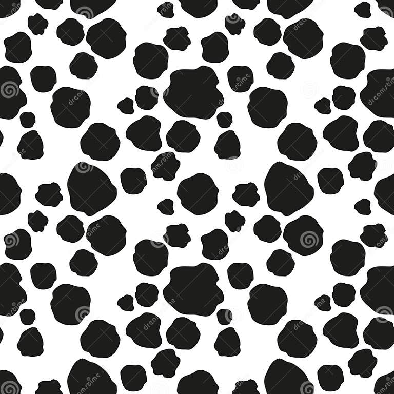 Seamless Black Spots Background Stock Vector - Illustration of simple ...