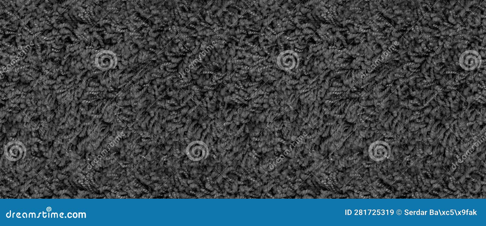 Seamless Black and White Carpet Rug Texture Background from Above Stock ...