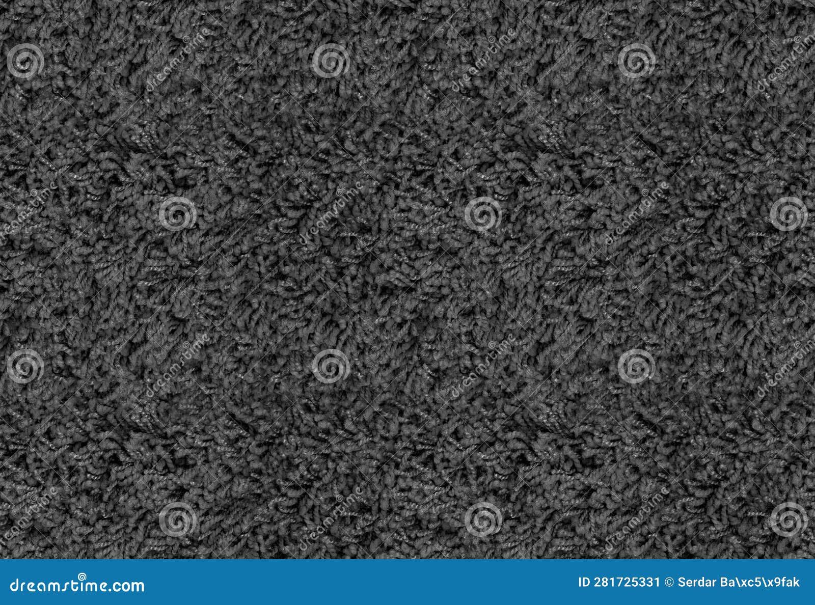 Seamless Black and White Carpet Rug Texture Background from Above Stock ...
