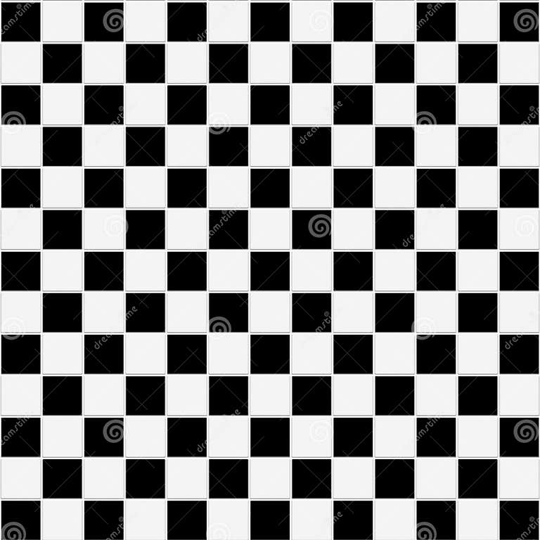Seamless Black and White Checkered Texture Stock Photo - Image of ...
