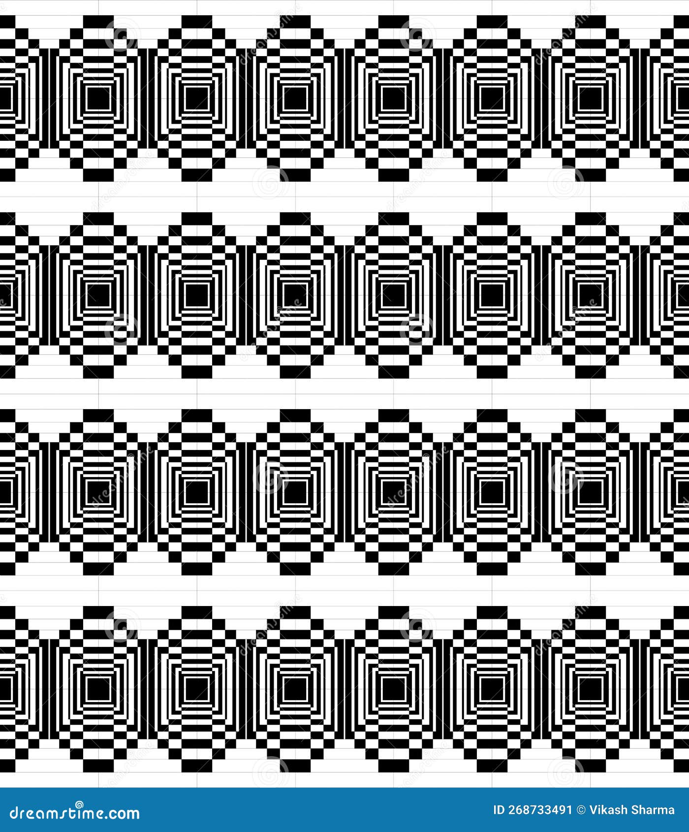 Seamless Black and White Checkered Texture Stock Illustration ...