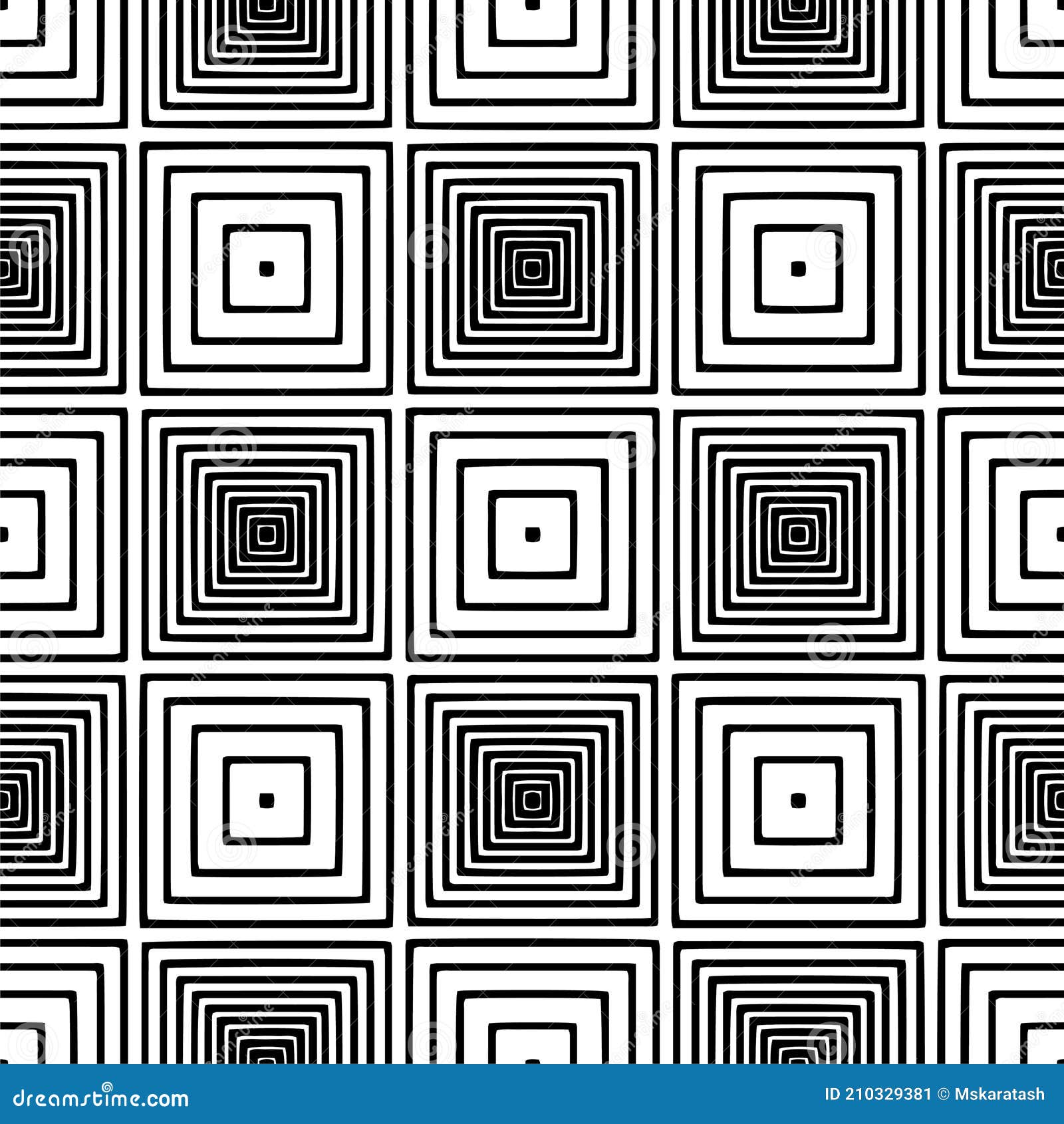 Seamless Black White Geometric Square Texture Pattern for Decor and ...