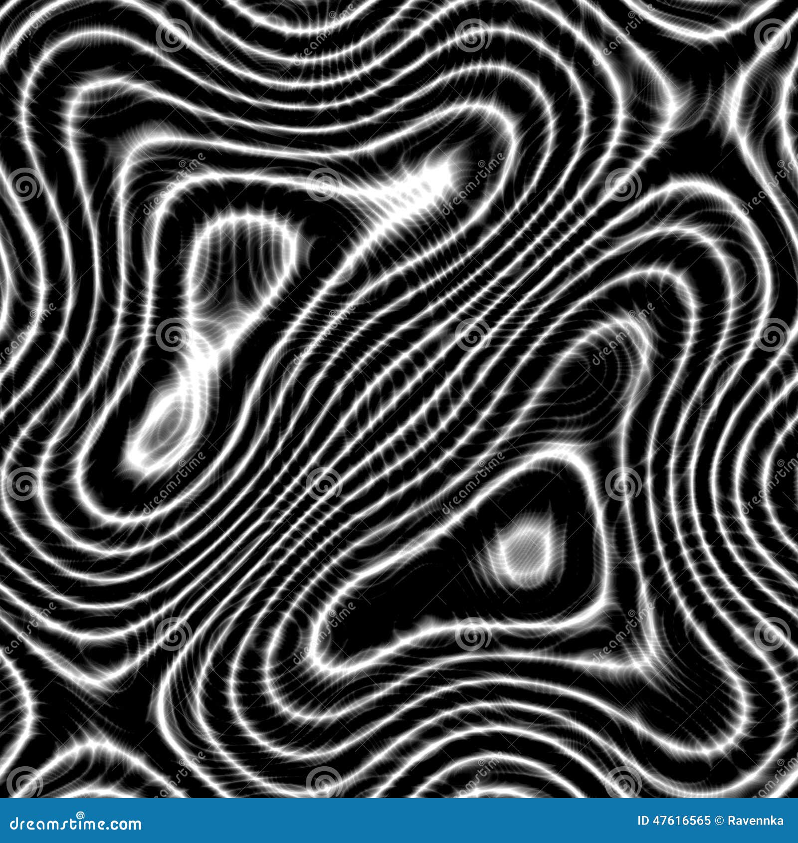 Seamless Black and White Moire Pattern Stock Image - Image of backdrop ...