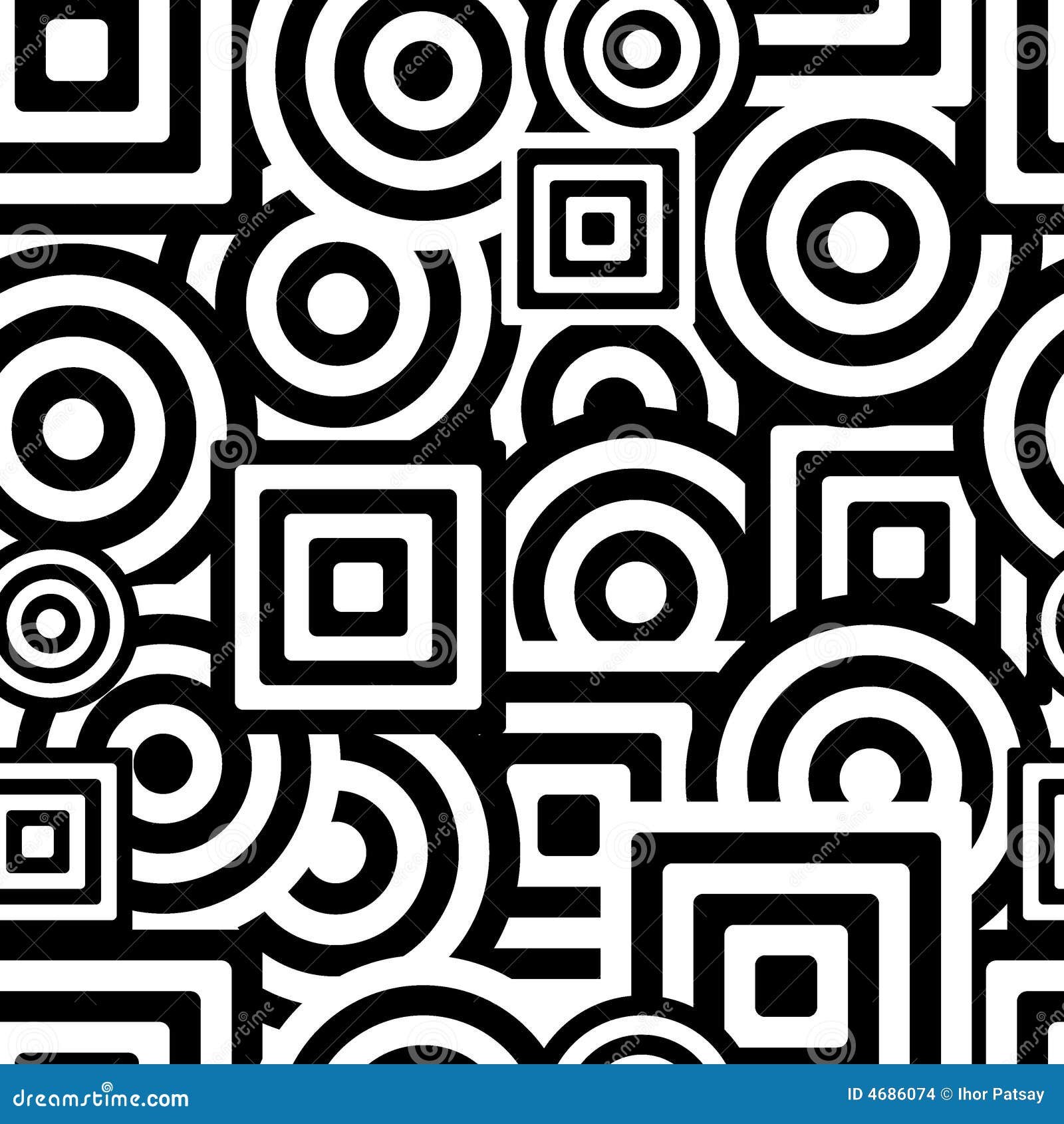 Seamless Black and White Pattern Stock Vector - Illustration of ... Seamless Black and White Pattern Stock Vector - Illustration of ...