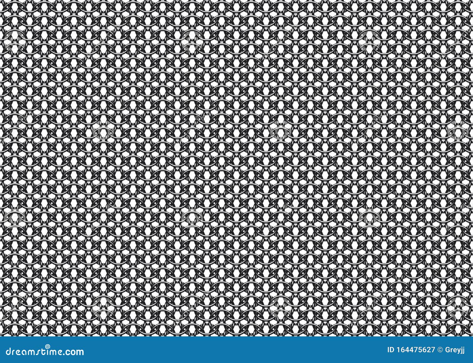 Seamless Pattern of European `6 in 1` Chain Mail Stock Vector ...