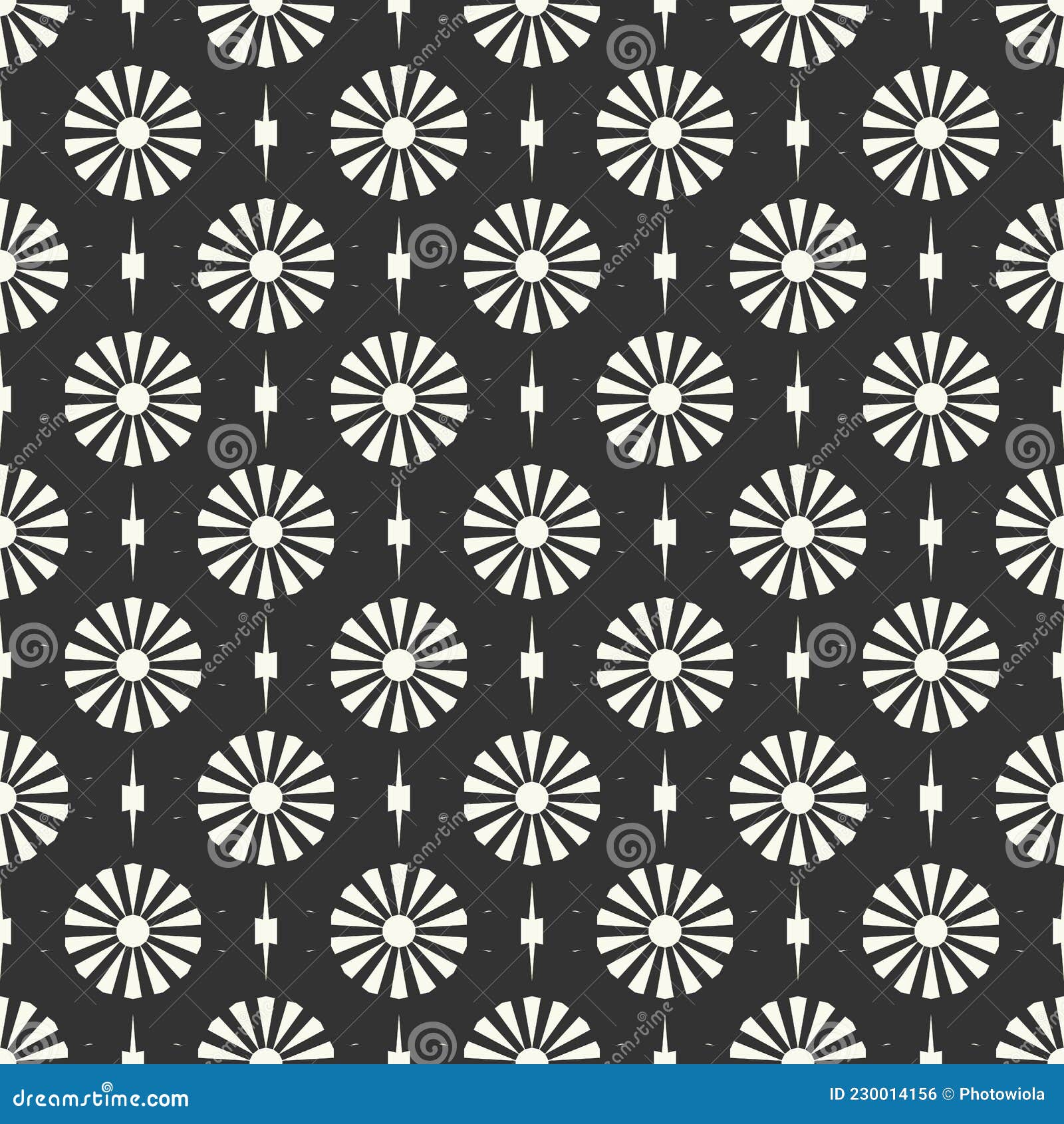 Seamless Black and White Pattern. a Modern, Stylish, Abstract Texture ...