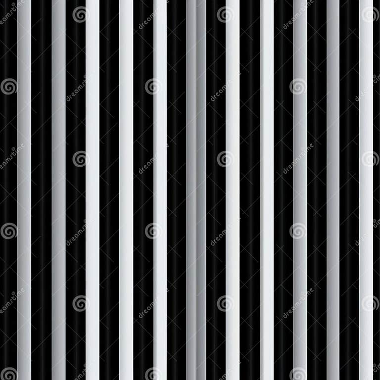 Seamless Black and White Pinstripe Vector Pattern Stock Illustration ...