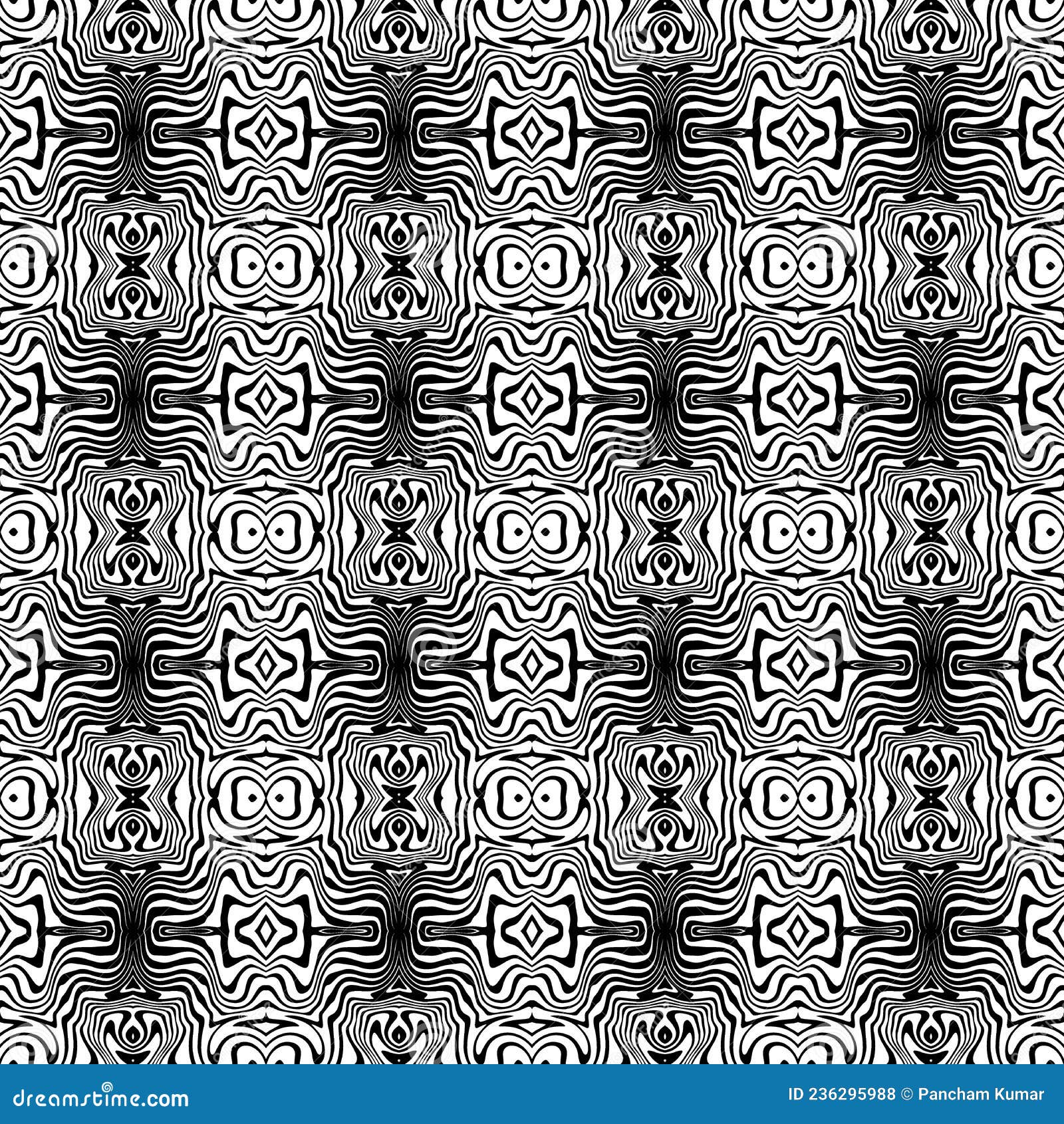 Seamless Black and White Texture Stock Vector - Illustration of checker ...