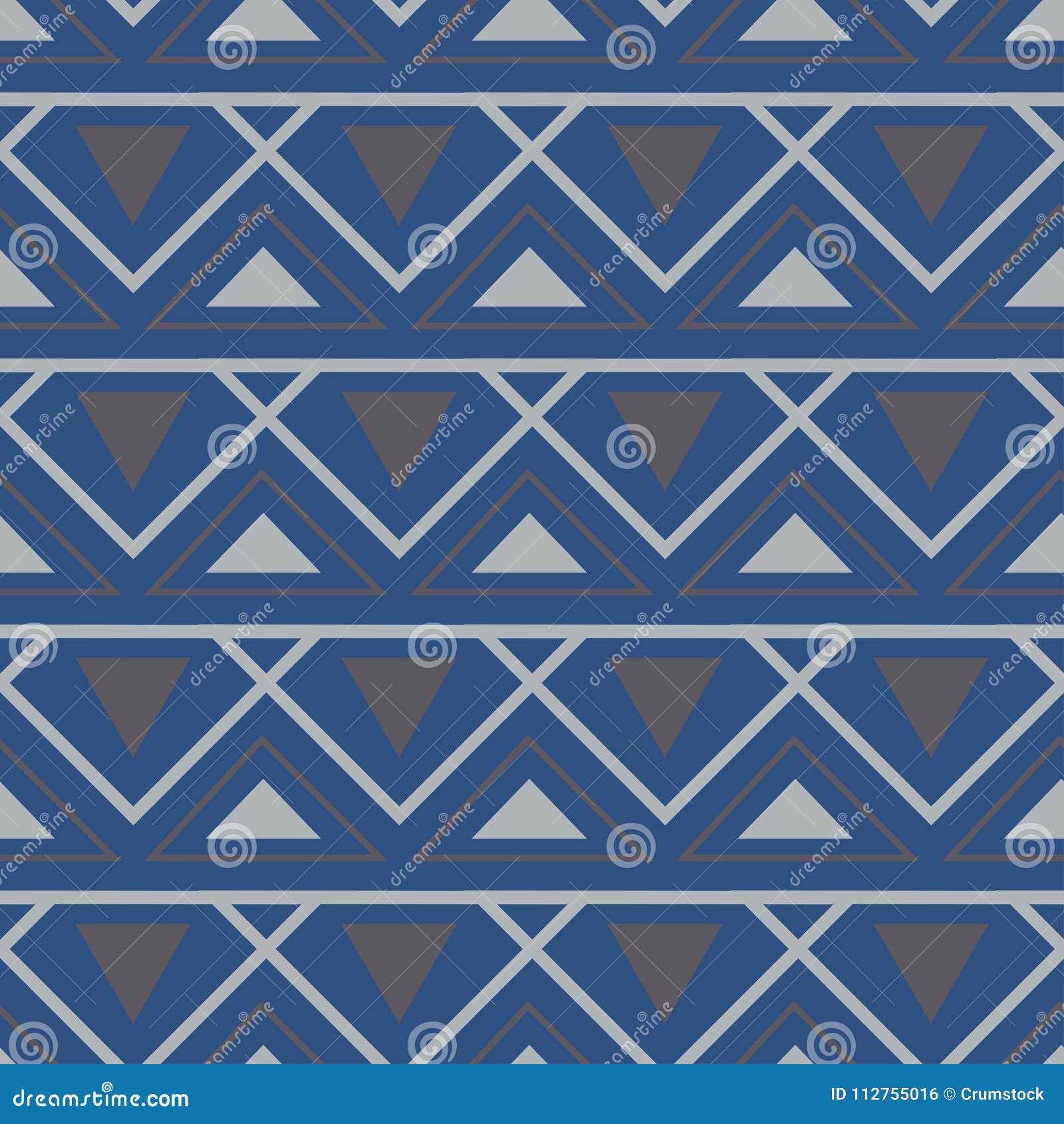 Seamless Blue Background. with Geometric Patterns Stock Vector ...