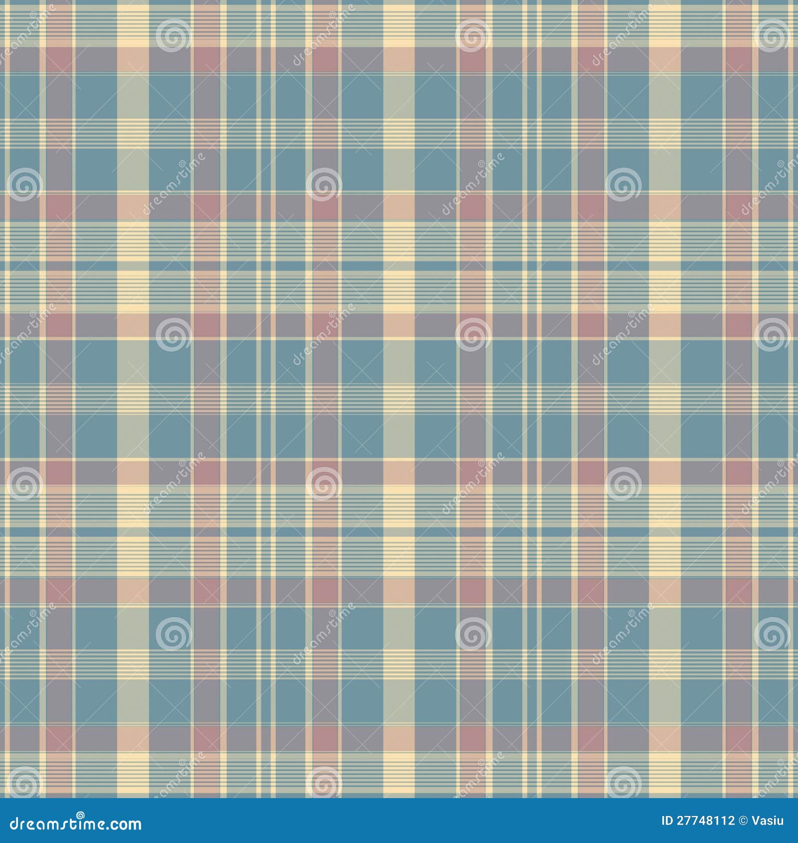 Seamless Blue Check Texture. Stock Illustration - Illustration of ...