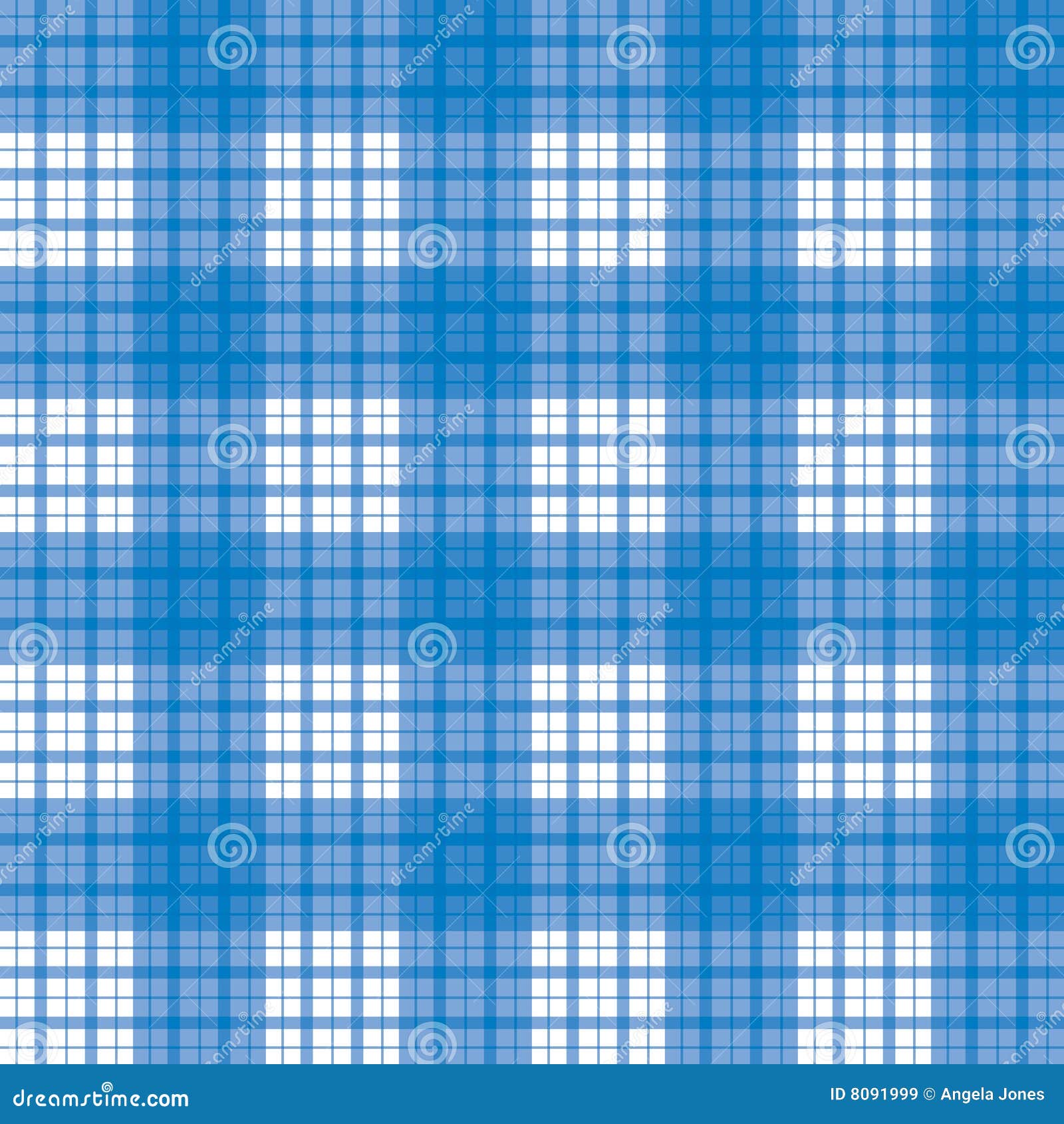 Seamless Blue Checked Pattern Stock Vector - Illustration of tartan ...