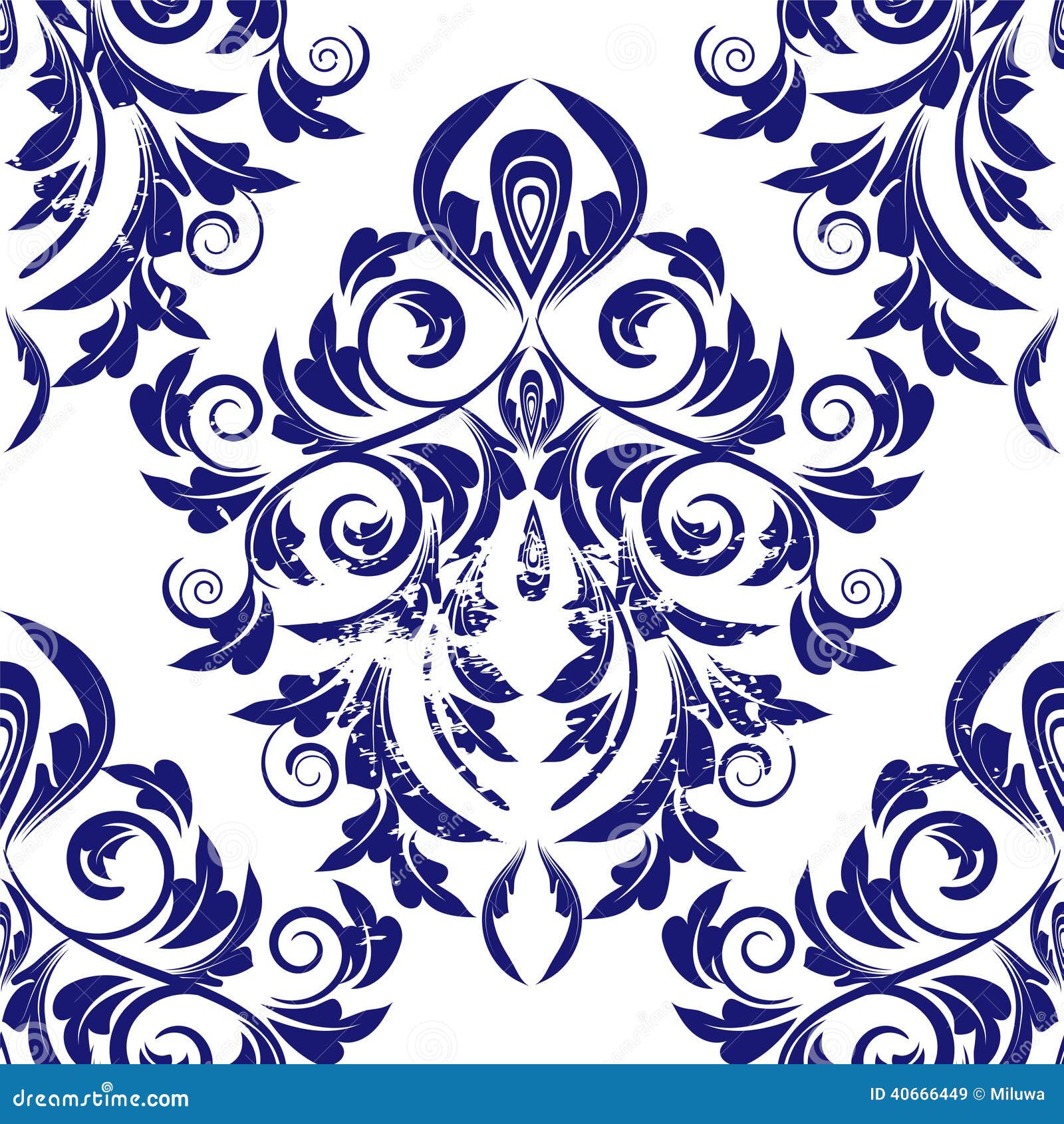 Blue Damask Drape Background Stock Photography | CartoonDealer.com #8026676
