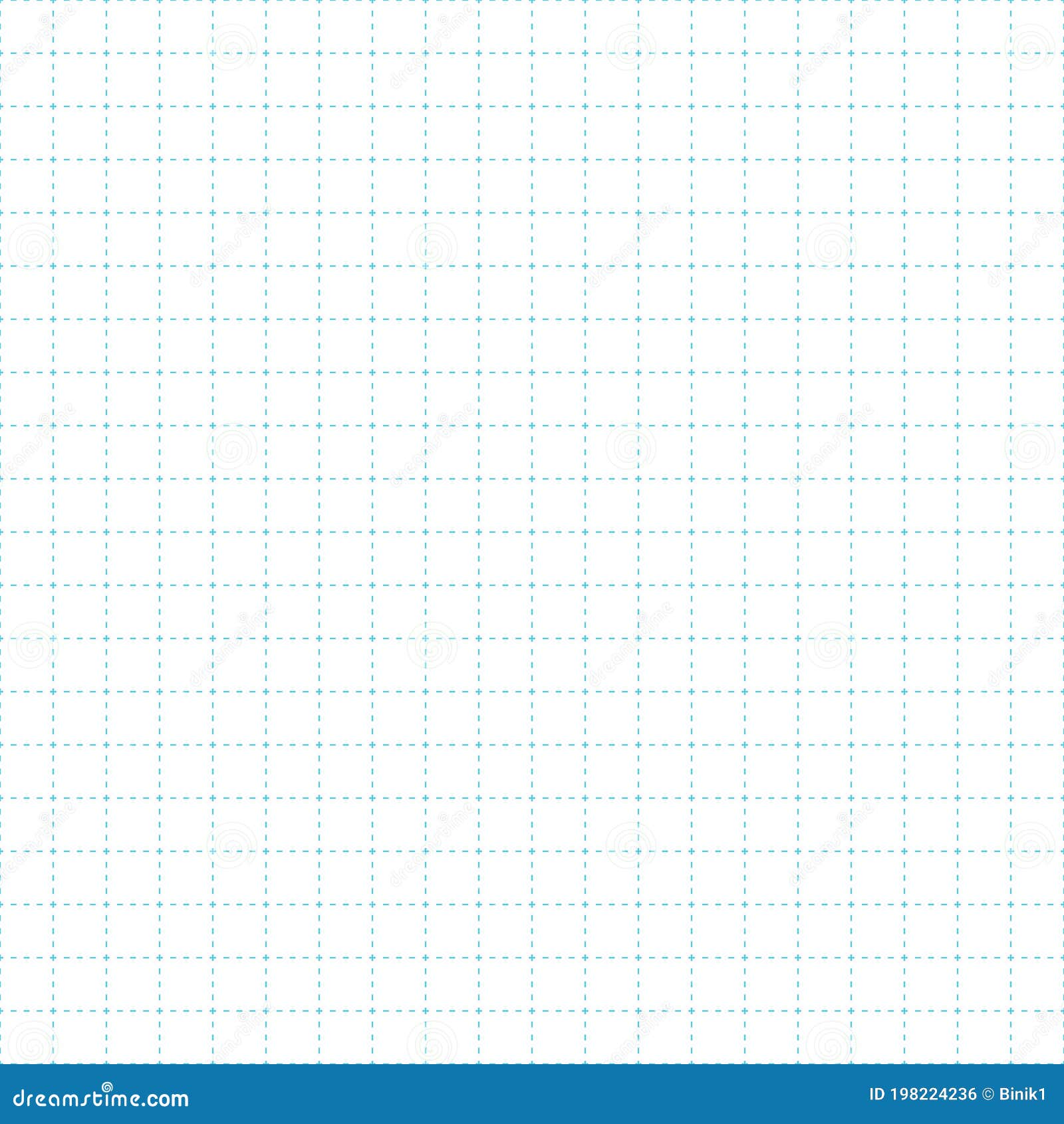 Seamless Dashed Line Grid Paper Background Vector Stock Vector ...