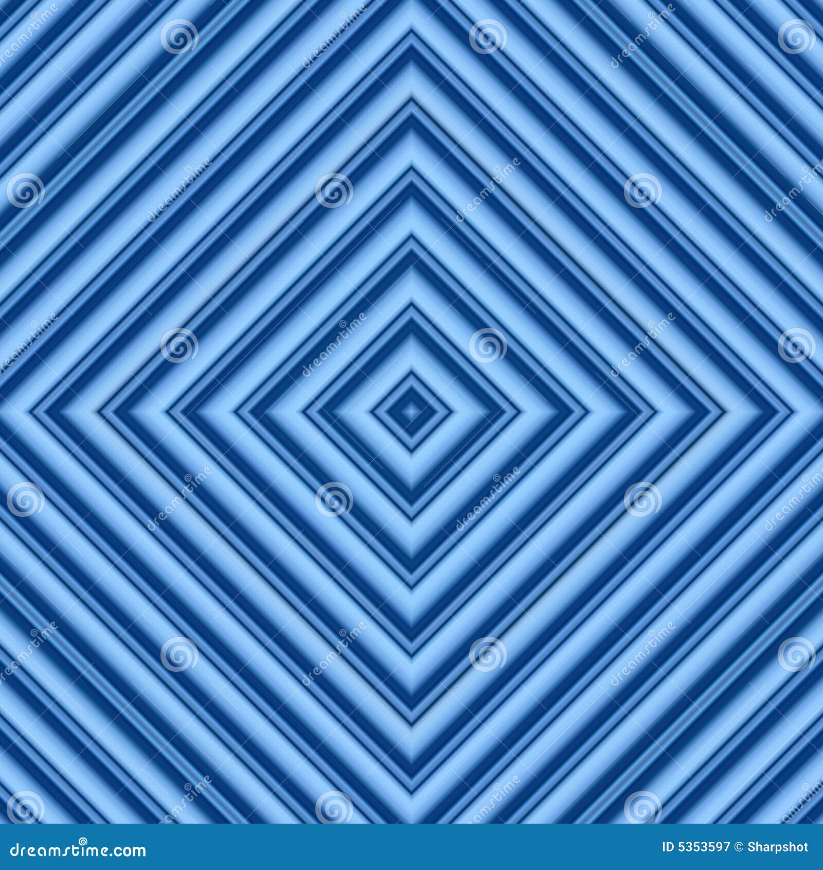 Seamless Blue Diamond Pattern Stock Illustration - Illustration of ...