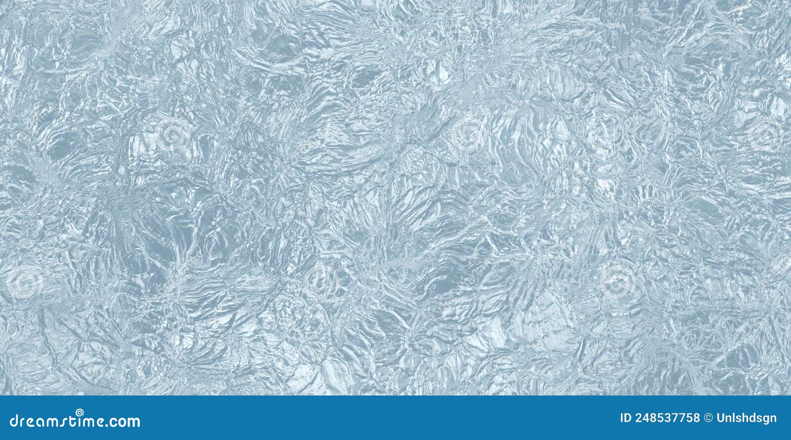 Seamless Blue Frozen Cracked Ice Block Background Texture. Stock ...