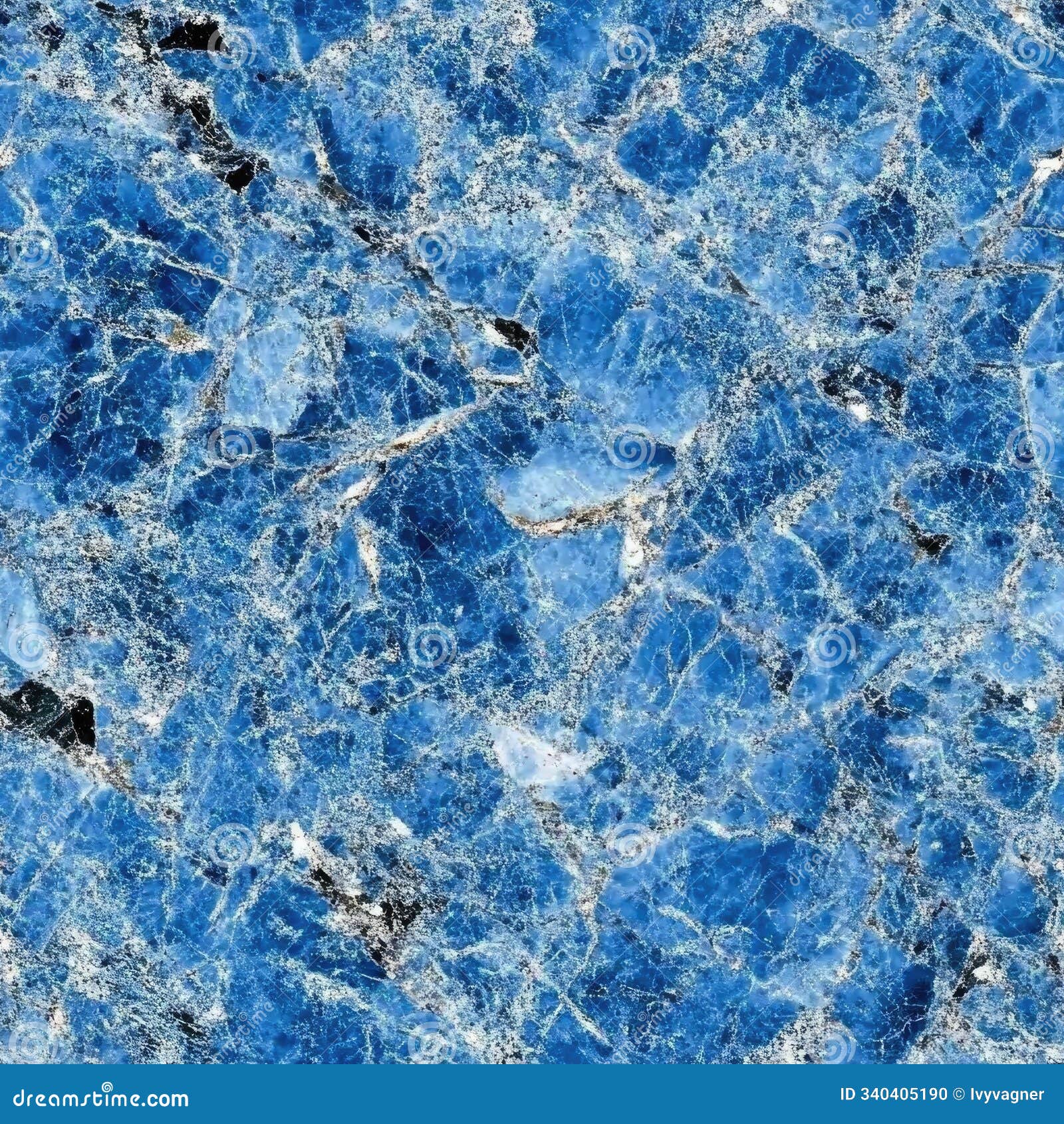 Seamless Blue Granite Texture with Flecks of Silver Stock Photo - Image ...