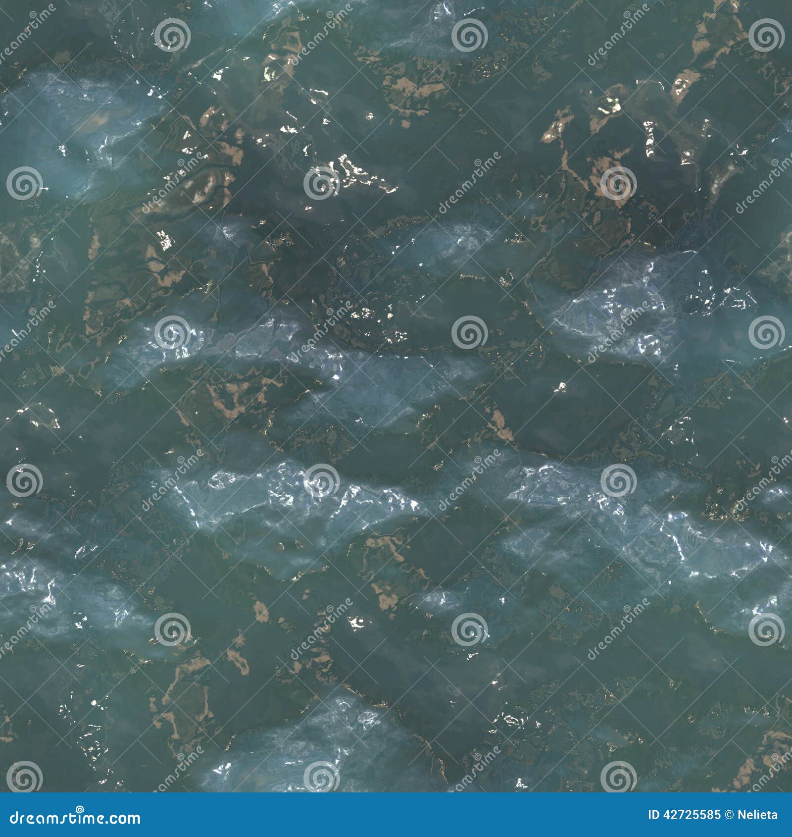 Seamless Blue liquid stock illustration. Illustration of nature - 42725585