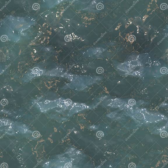 Seamless Blue liquid stock illustration. Illustration of nature - 42725585