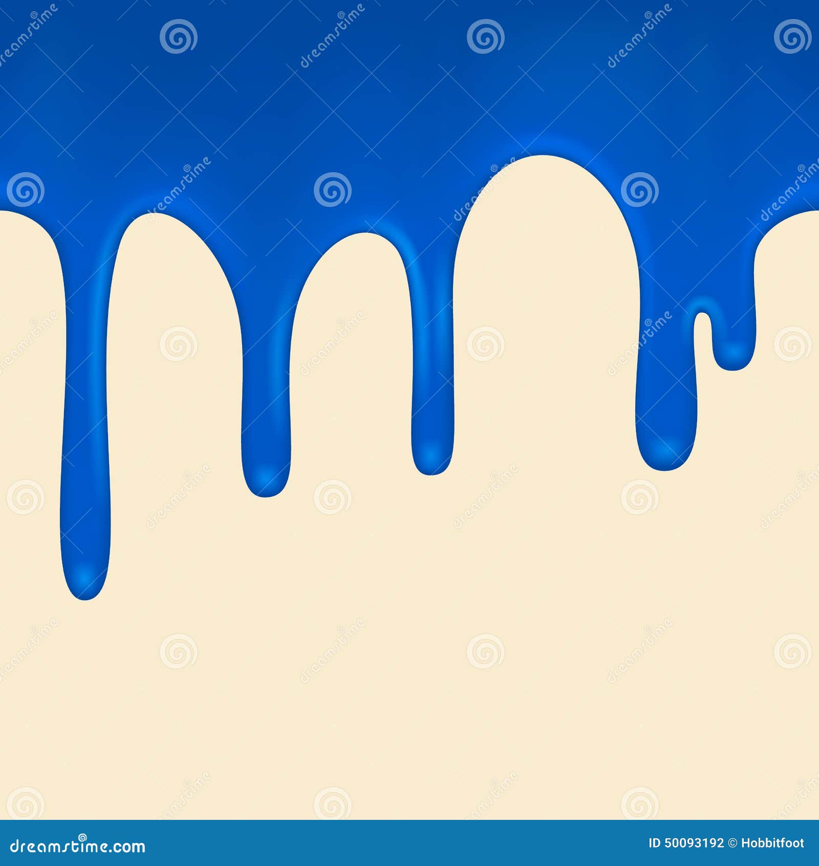 Seamless Blue Paint Colorful Dripping Stock Vector - Illustration of ...
