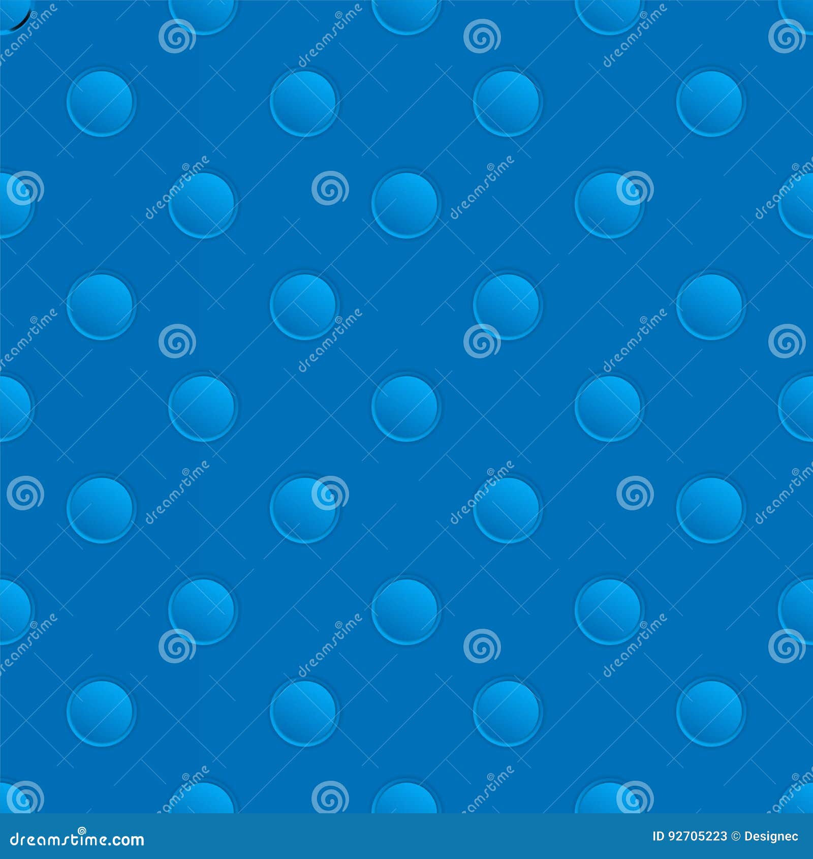 Seamless Blue Pattern with Holes. Vector Background Illustration Stock ...
