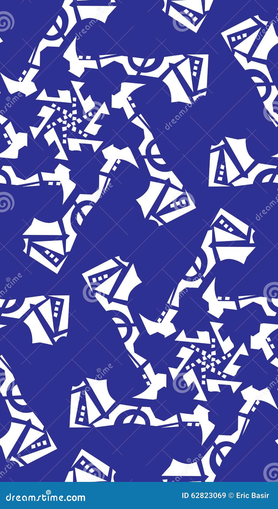 Seamless Blue Pinwheels stock illustration. Illustration of blue - 62823069