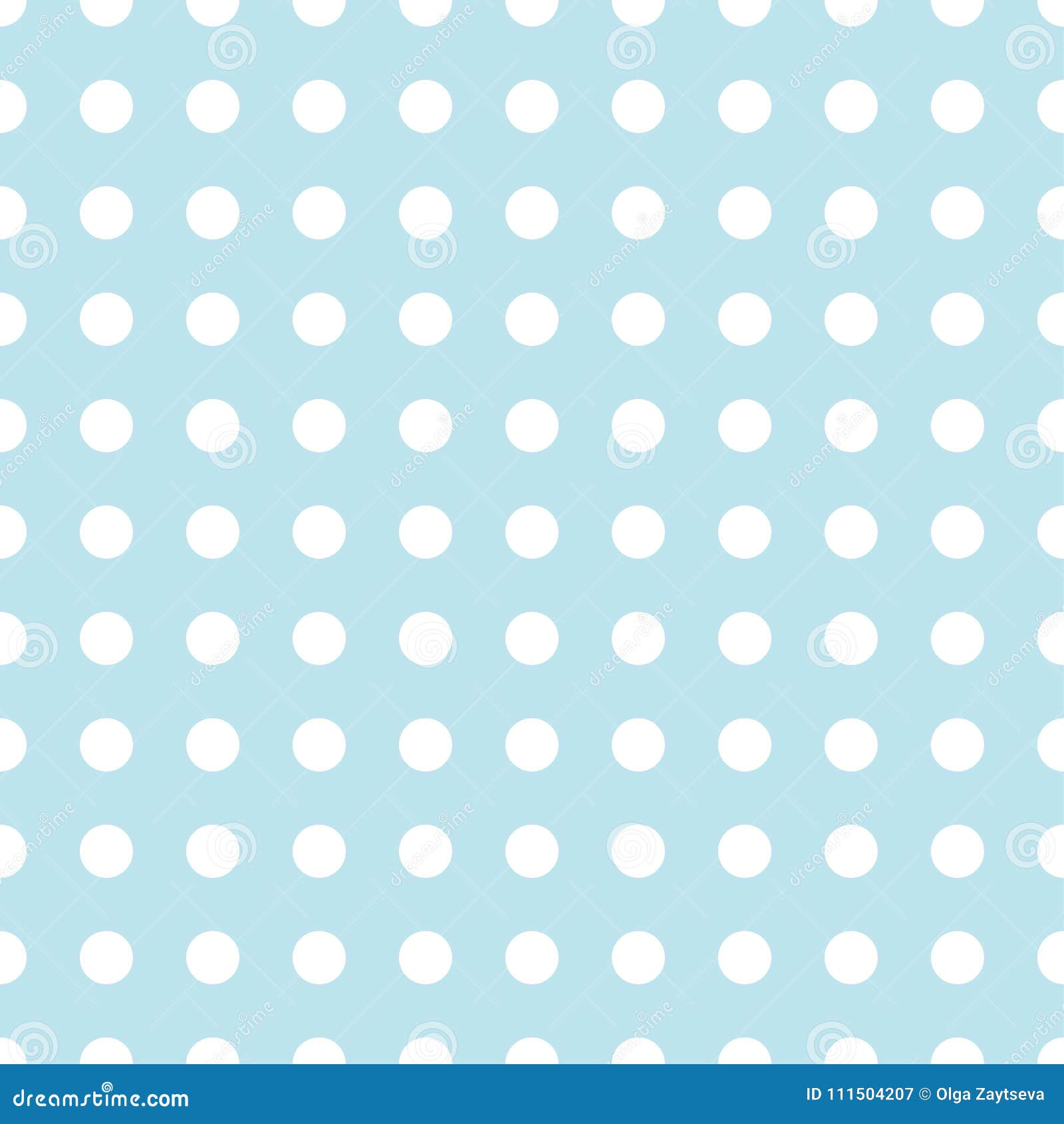 Seamless Blue Polka Dot Background Pattern Stock Illustration ...