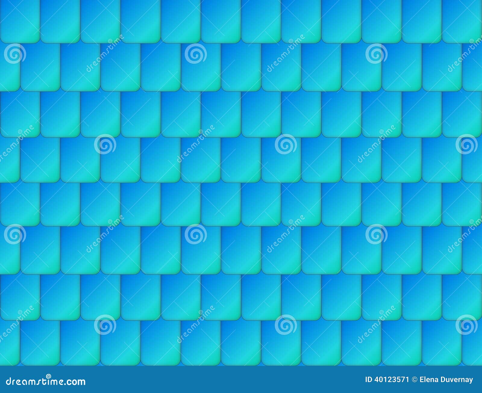 Seamless blue roof tiles stock illustration. Illustration of mosaic ...