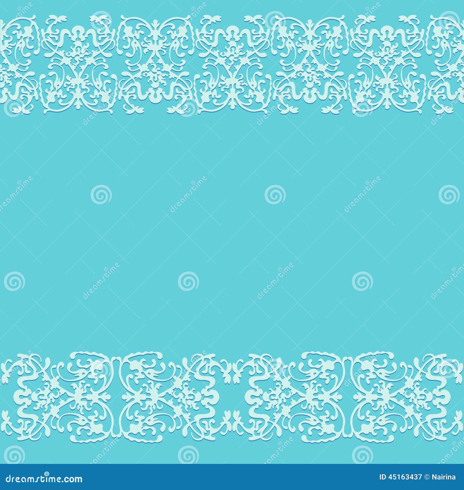 Seamless Blue Rustic Background with Lace Pattern Ornament Stock Vector ...