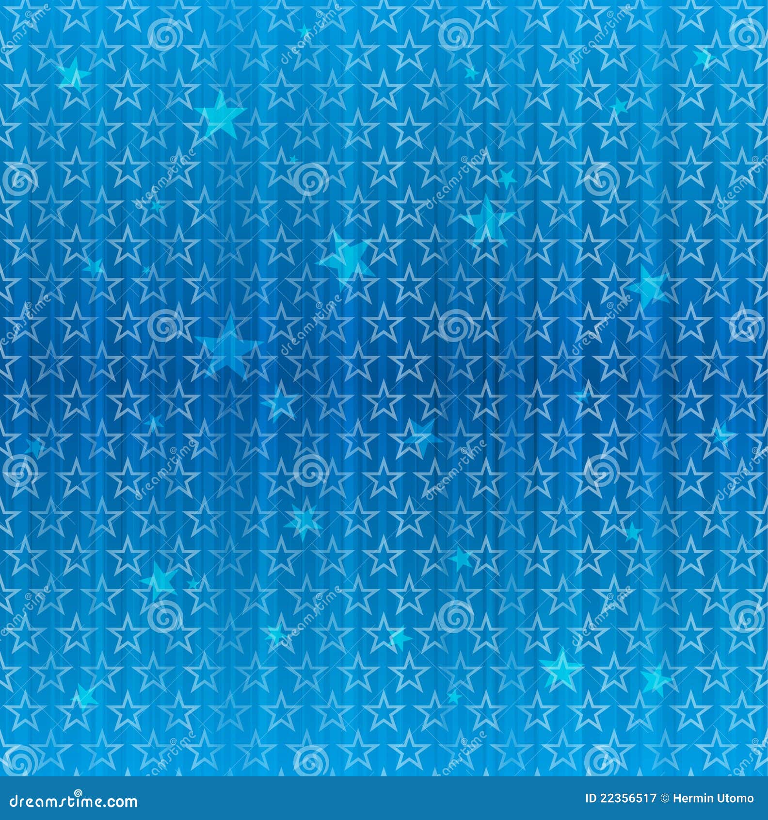 Seamless Blue Star Pattern stock vector. Illustration of seamless ...