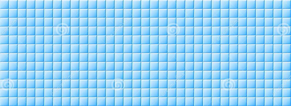 Seamless Blue Tile Pattern. Square Ceramic Tiled Texture for Bathroom ...