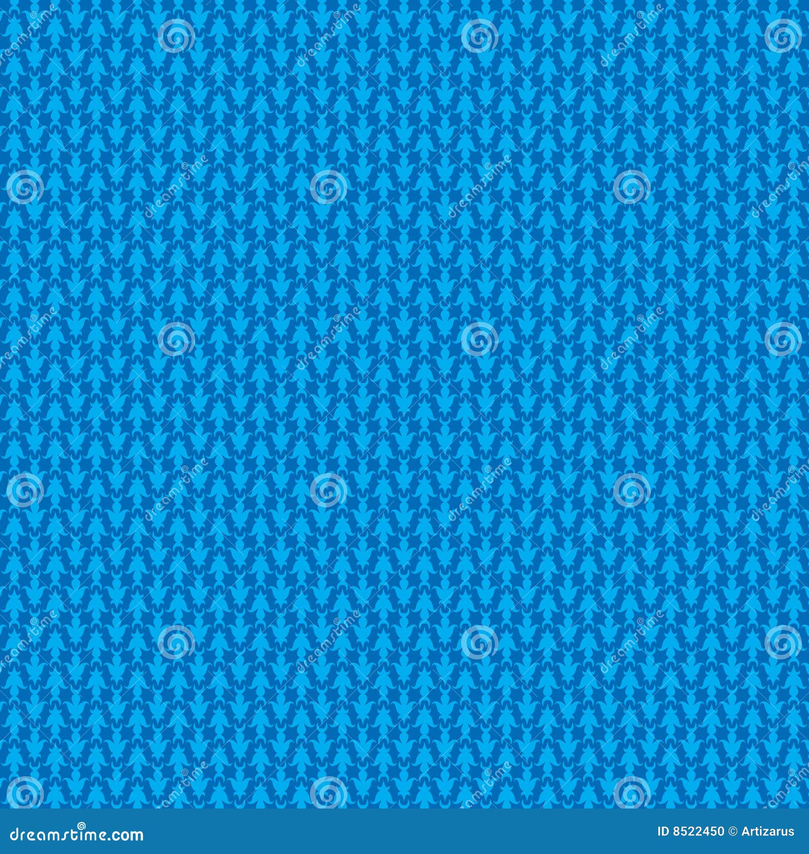 Seamless blue wallpaper stock vector. Illustration of seamless - 8522450
