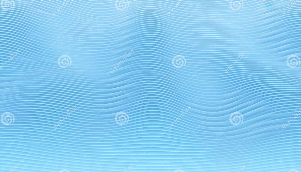 Seamless Blue Wavy Pattern. Abstract Background. Vector Illustration ...