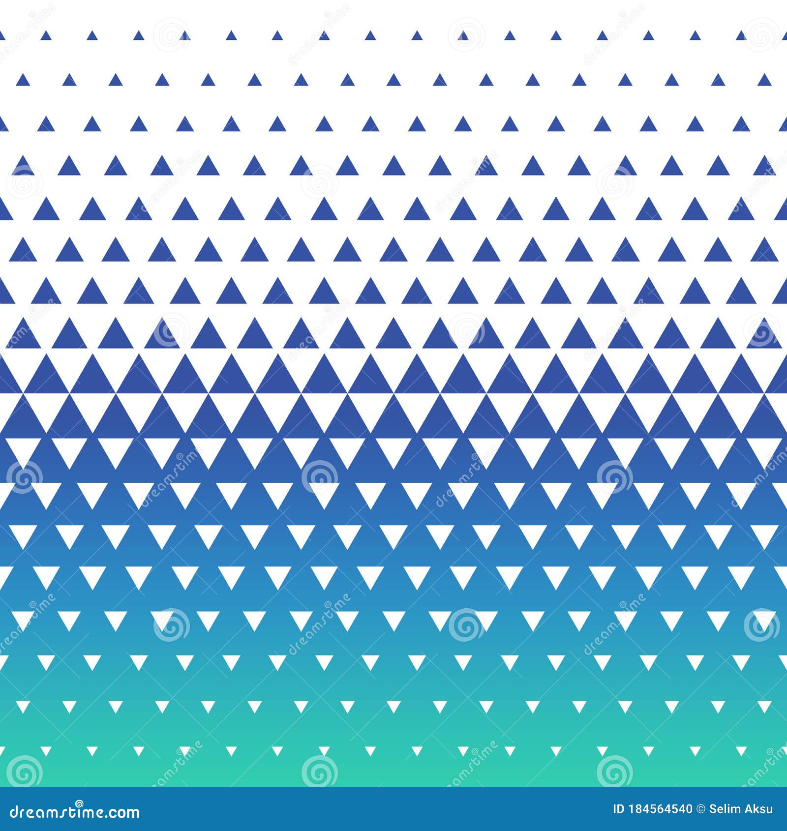 Seamless Blue and White Morphing Triangle Halftone Grid Gradient ...